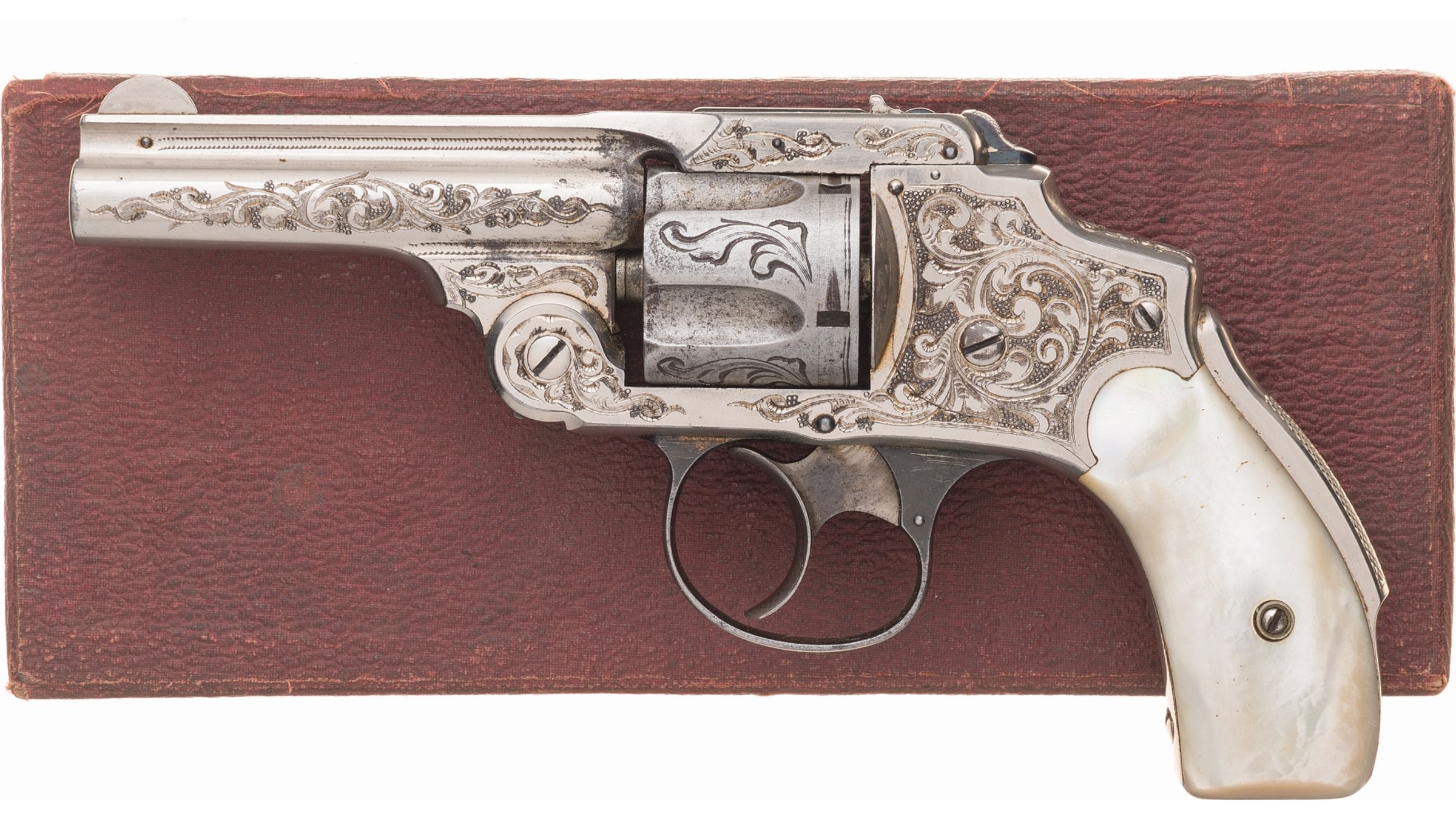 New York Engraved S&W 38 Safety Hammerless Revolver with Box | Rock ...