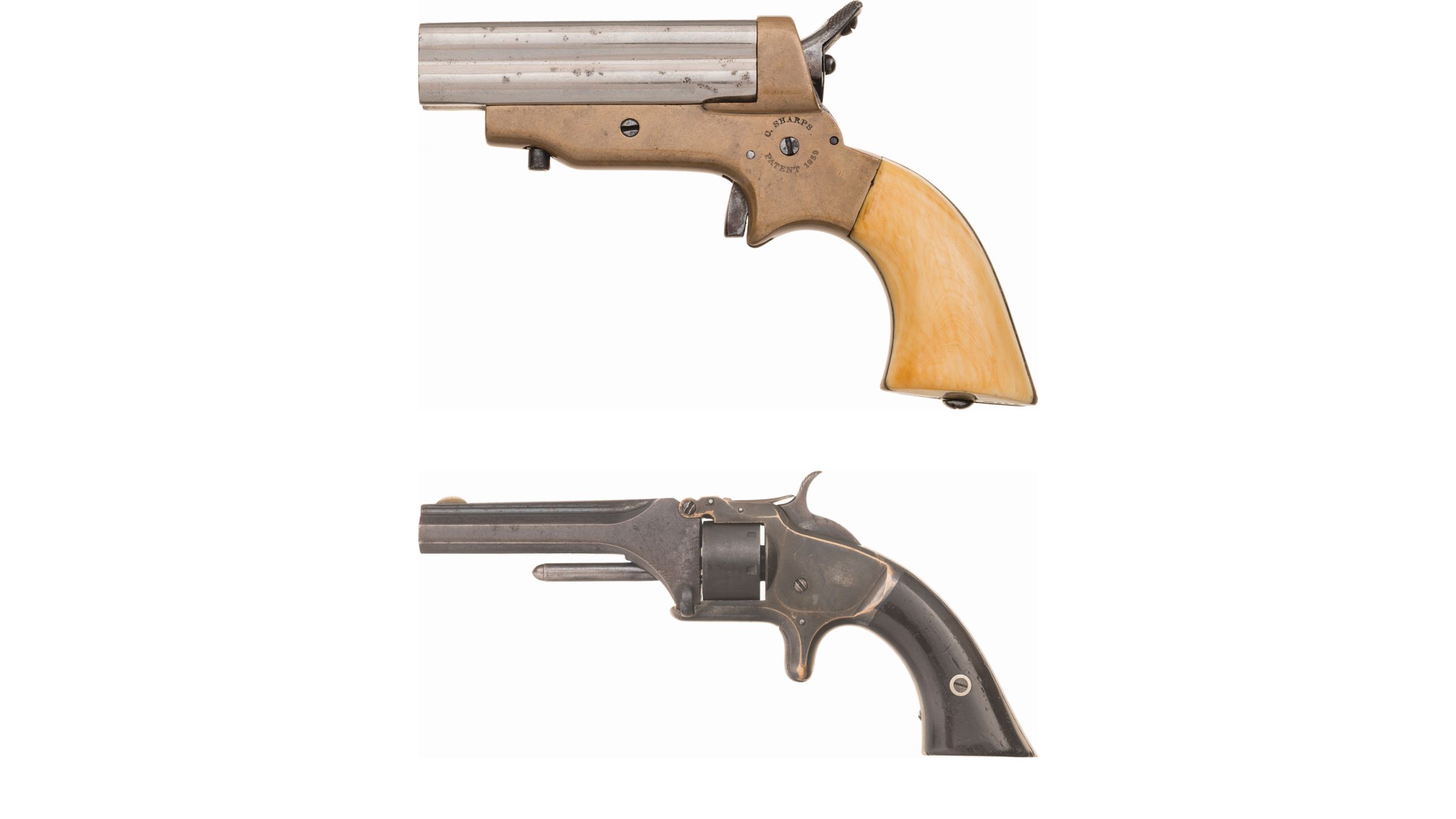 Two Antique Spur Trigger Firearms | Rock Island Auction