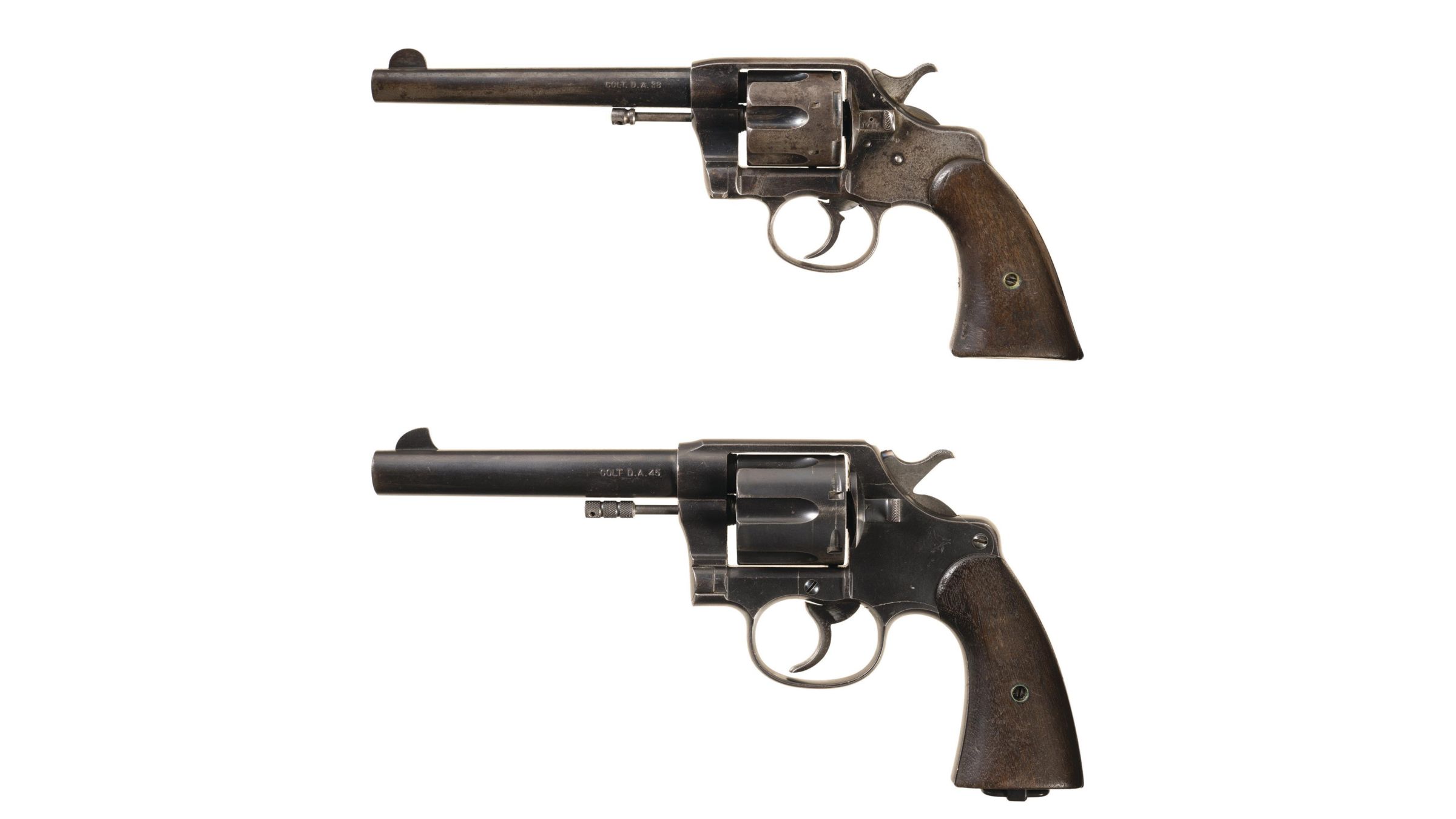 Two U.S. Army Colt Double Action Revolvers | Rock Island Auction