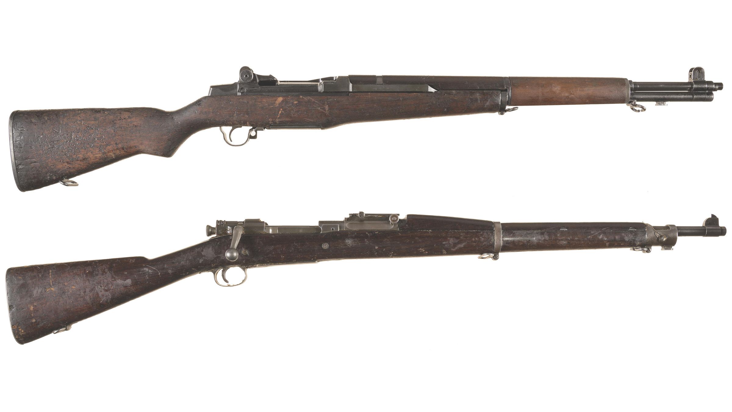 Two U.S. Springfield Armory Military Rifles | Rock Island Auction