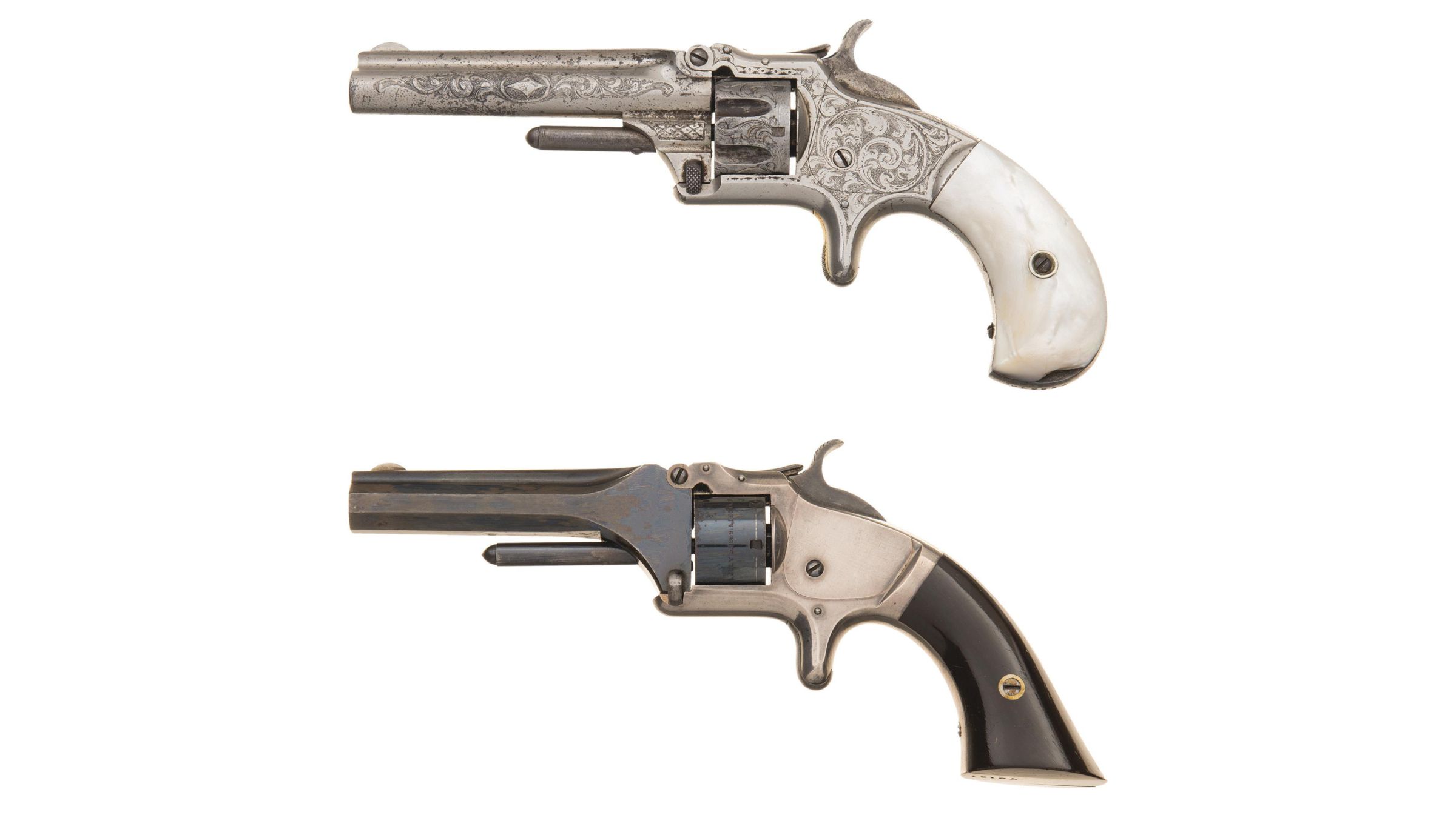 Two Smith & Wesson Model No. 1 Spur Trigger Revolvers | Rock Island Auction