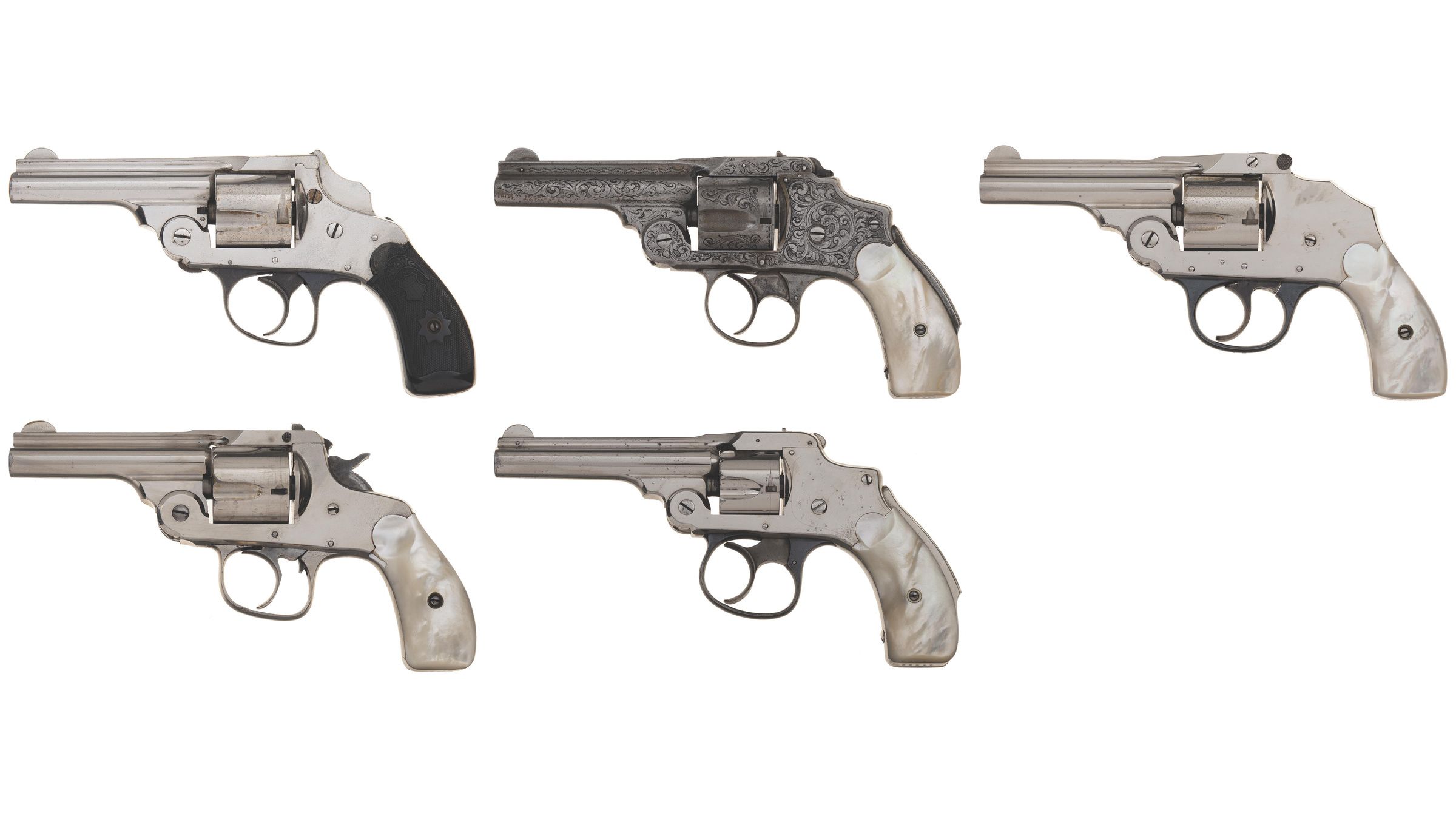 Five Double Action Revolvers | Rock Island Auction