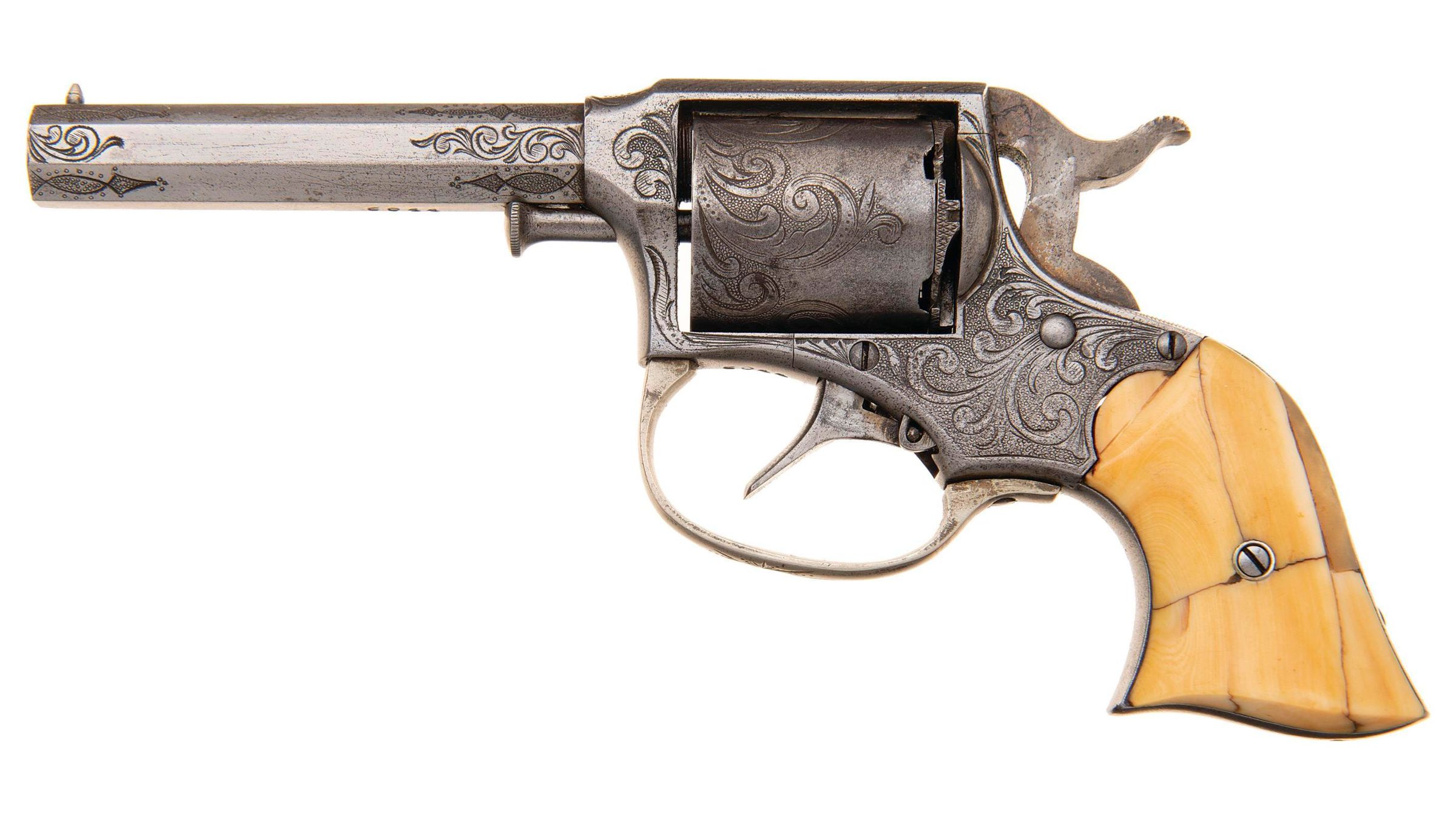 Factory Engraved Remington Rider Pocket Revolver | Rock Island Auction
