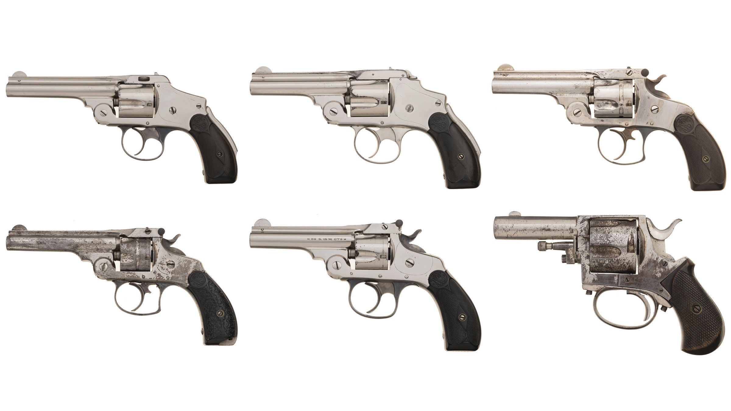 Six Double Action Revolvers | Rock Island Auction