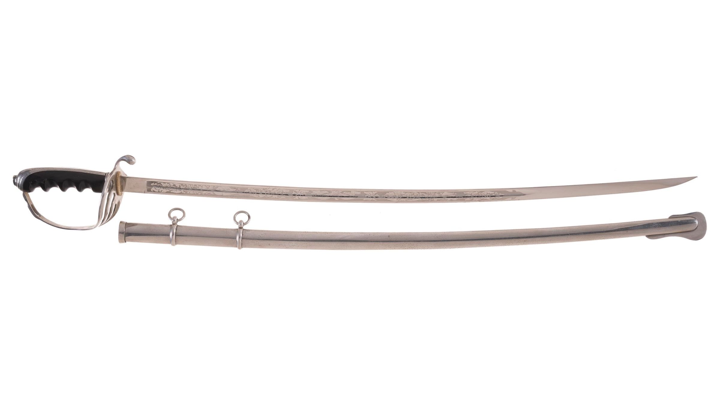 Three U.S. Military Officers Swords with Scabbards | Rock Island Auction