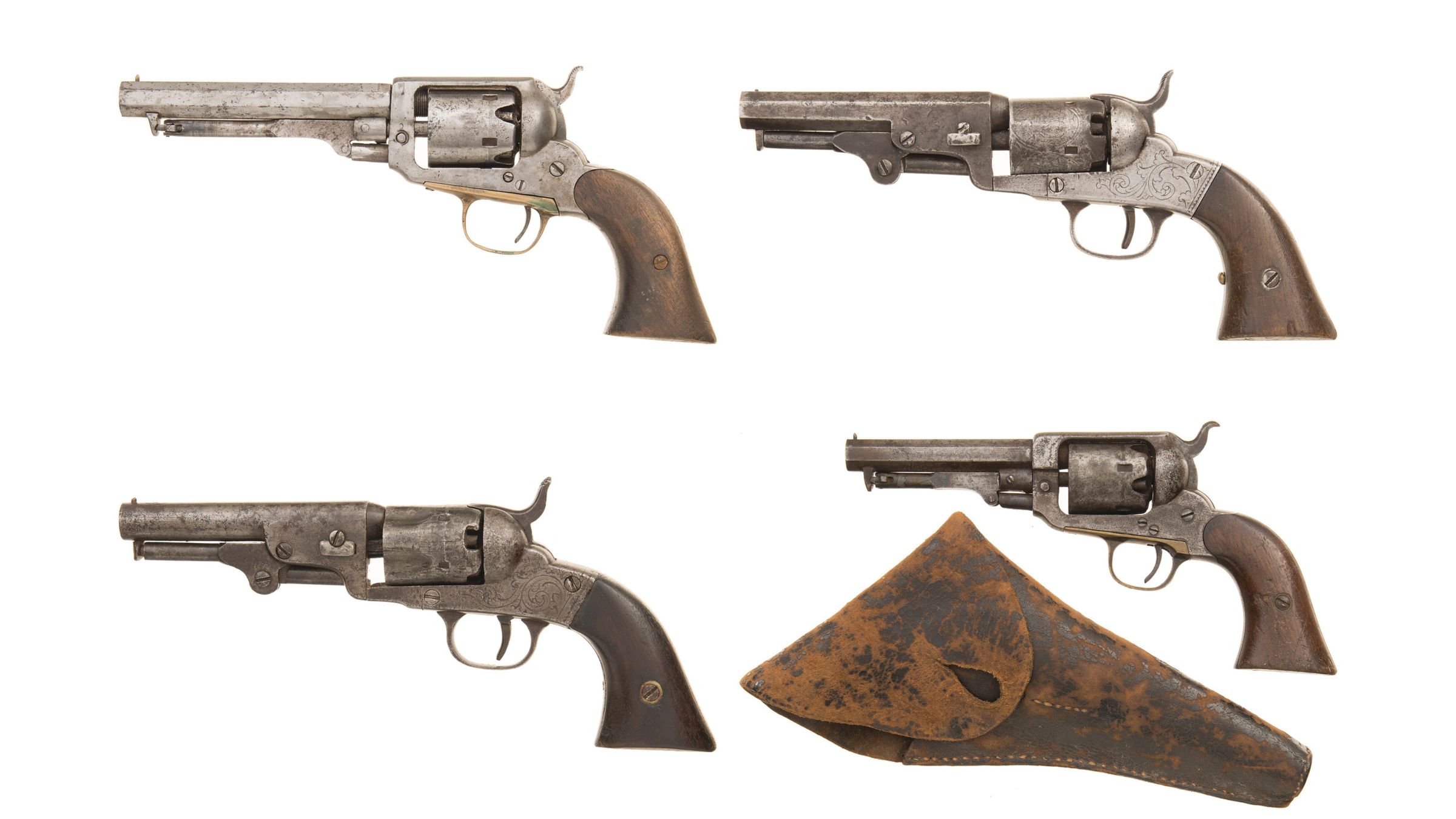 Four Antique American Percussion Revolvers | Rock Island Auction