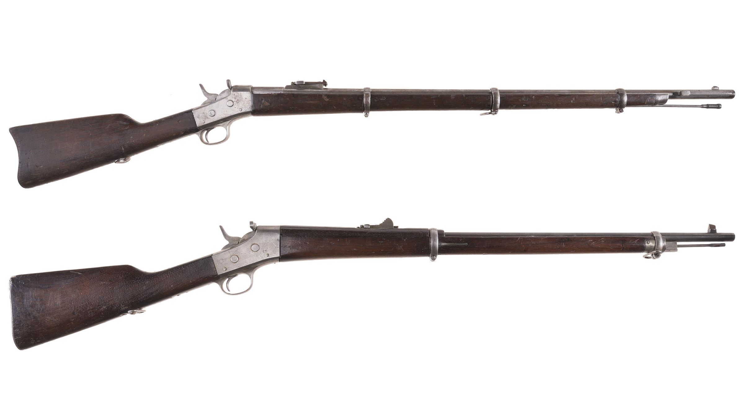 Two Remington Rolling Block Military Rifles | Rock Island Auction