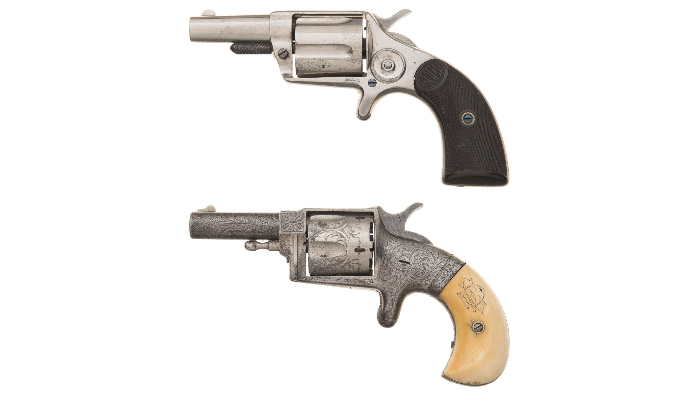 Two Antique American Revolvers | Rock Island Auction