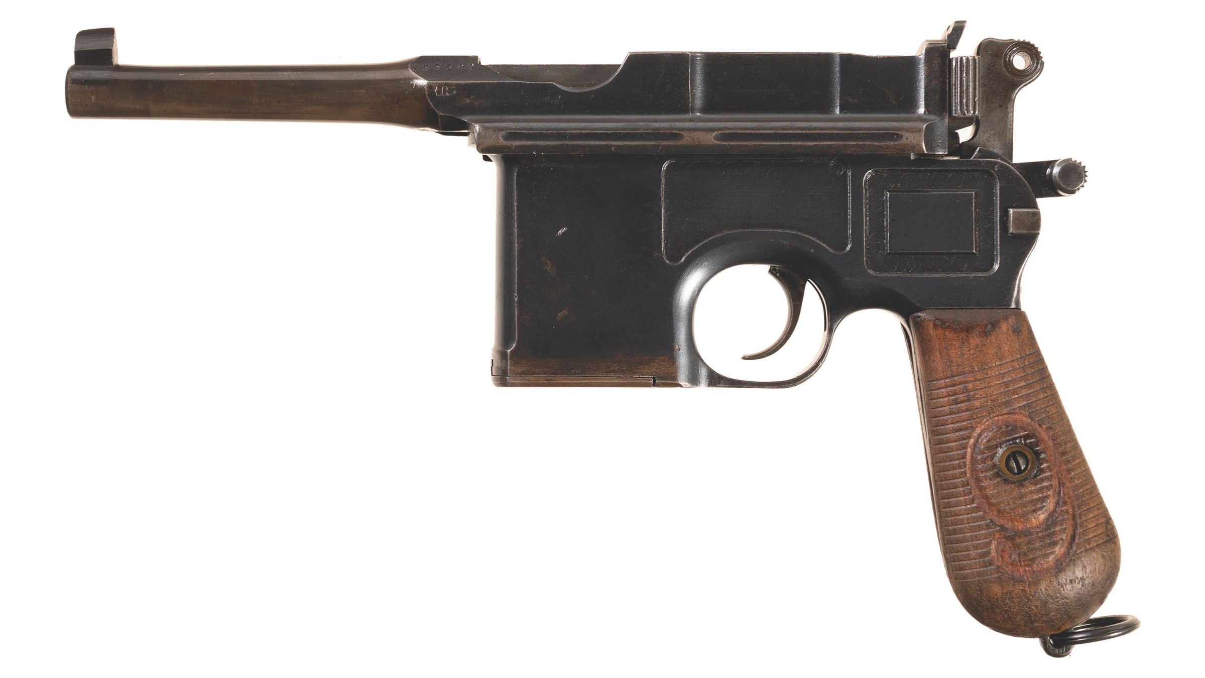 Mauser 1920 Rework Red Nine Broomhandle Semi-Automatic Pistol | Rock ...