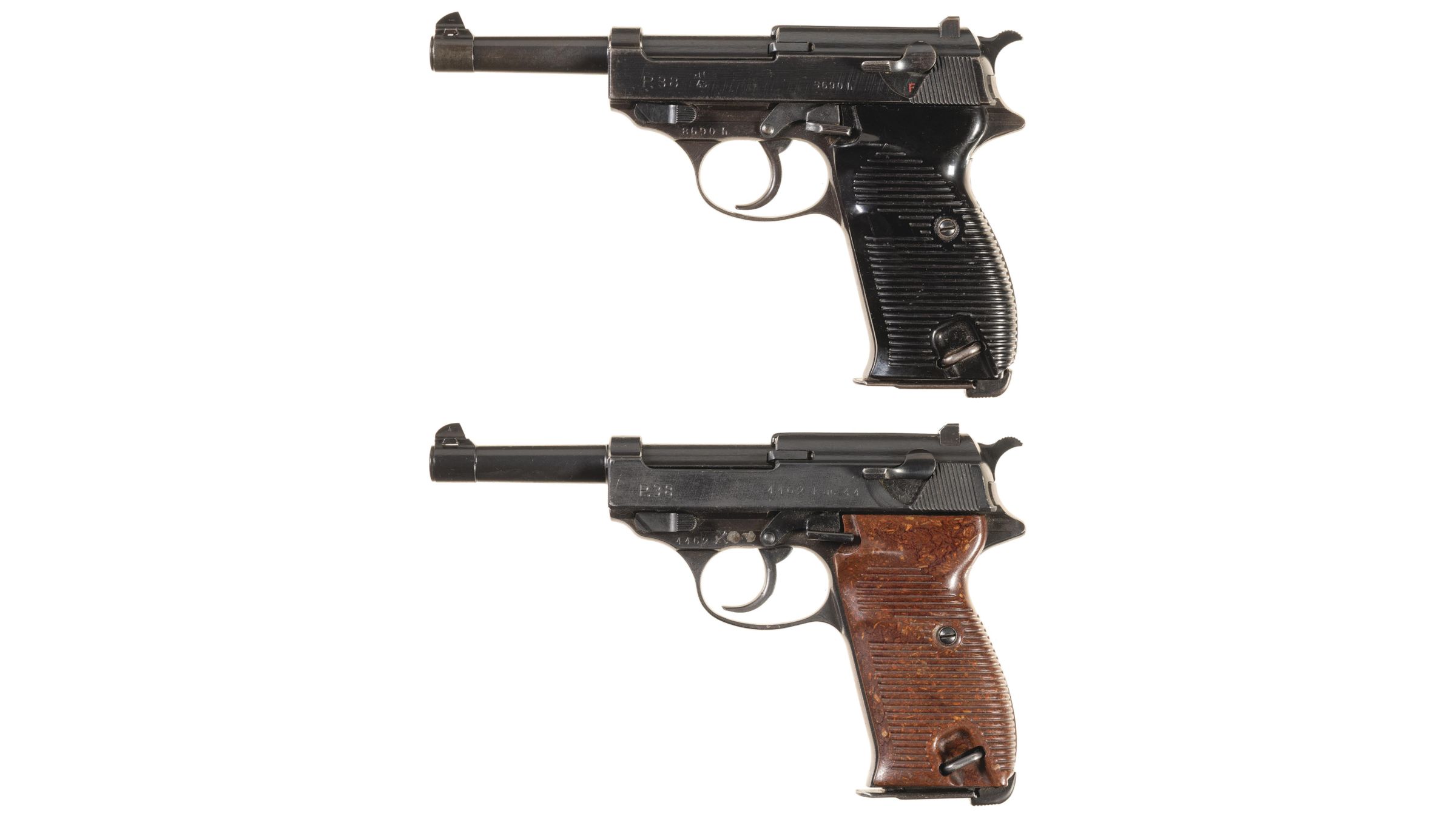 Two World War II German Military Semi-Automatic Pistols | Rock Island ...