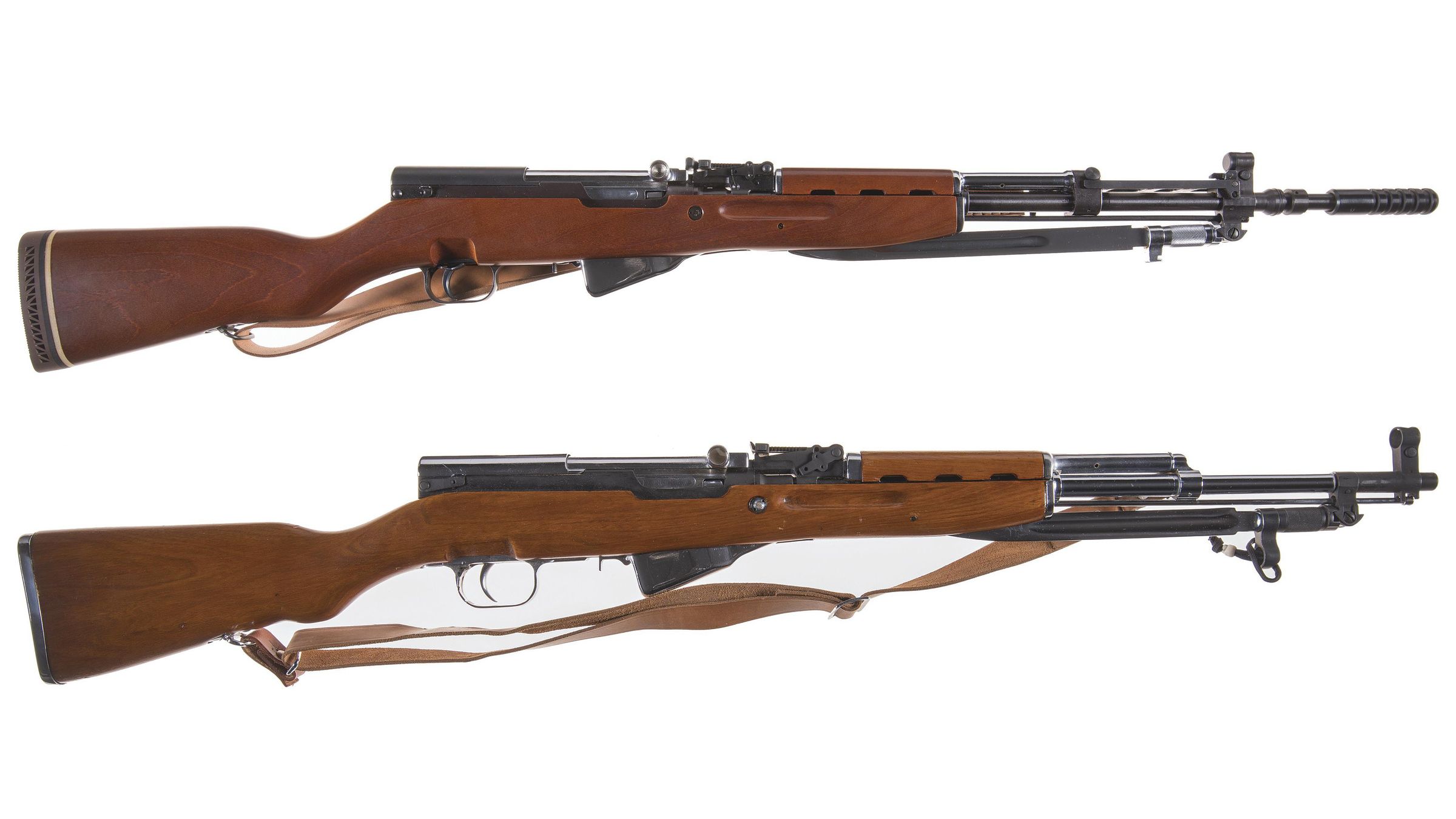 Two Parade-Honor Guard Style SKS Semi-Automatic Rifles | Rock Island ...
