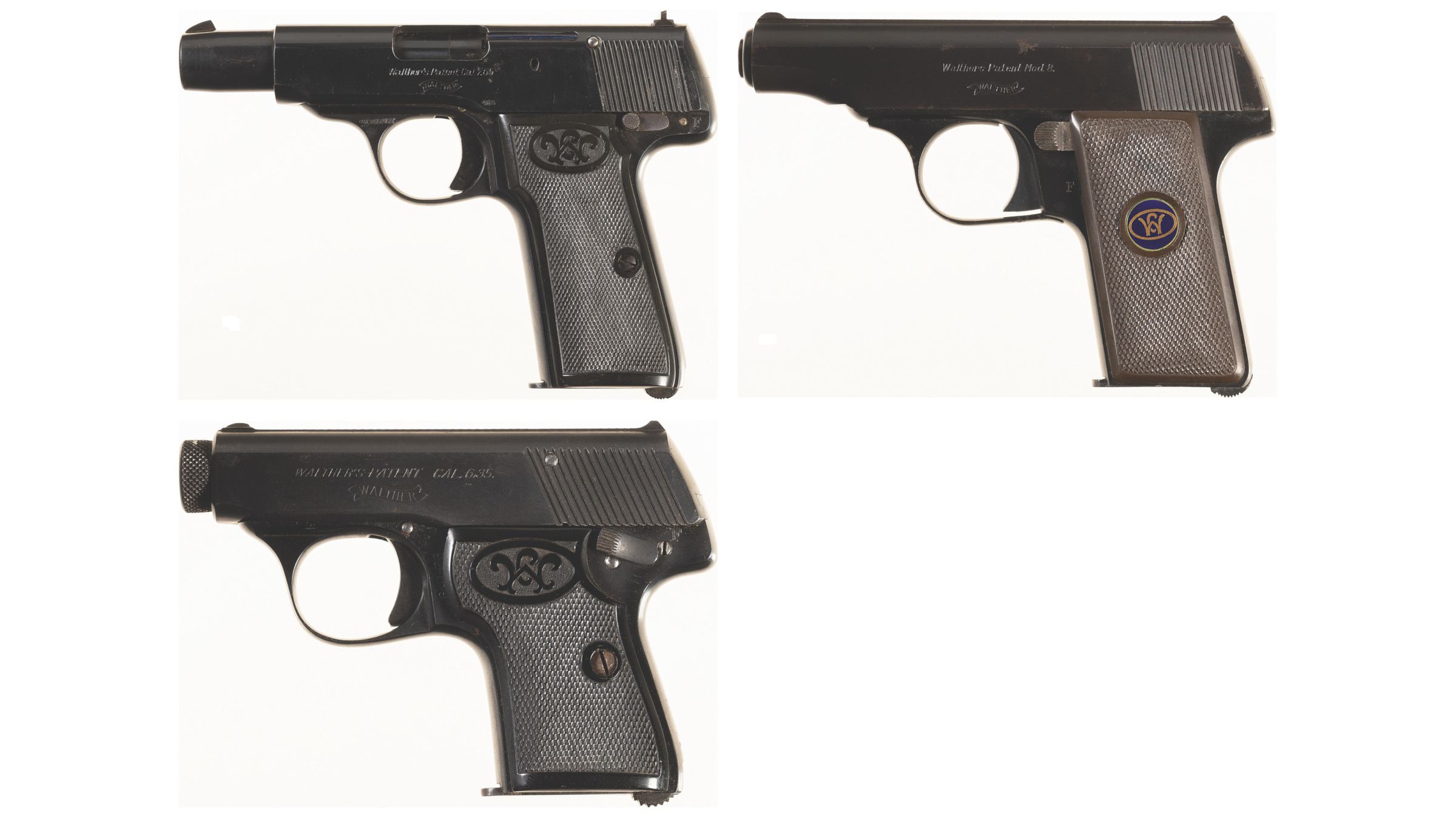 Three Walther Semi-Automatic Pistols | Rock Island Auction