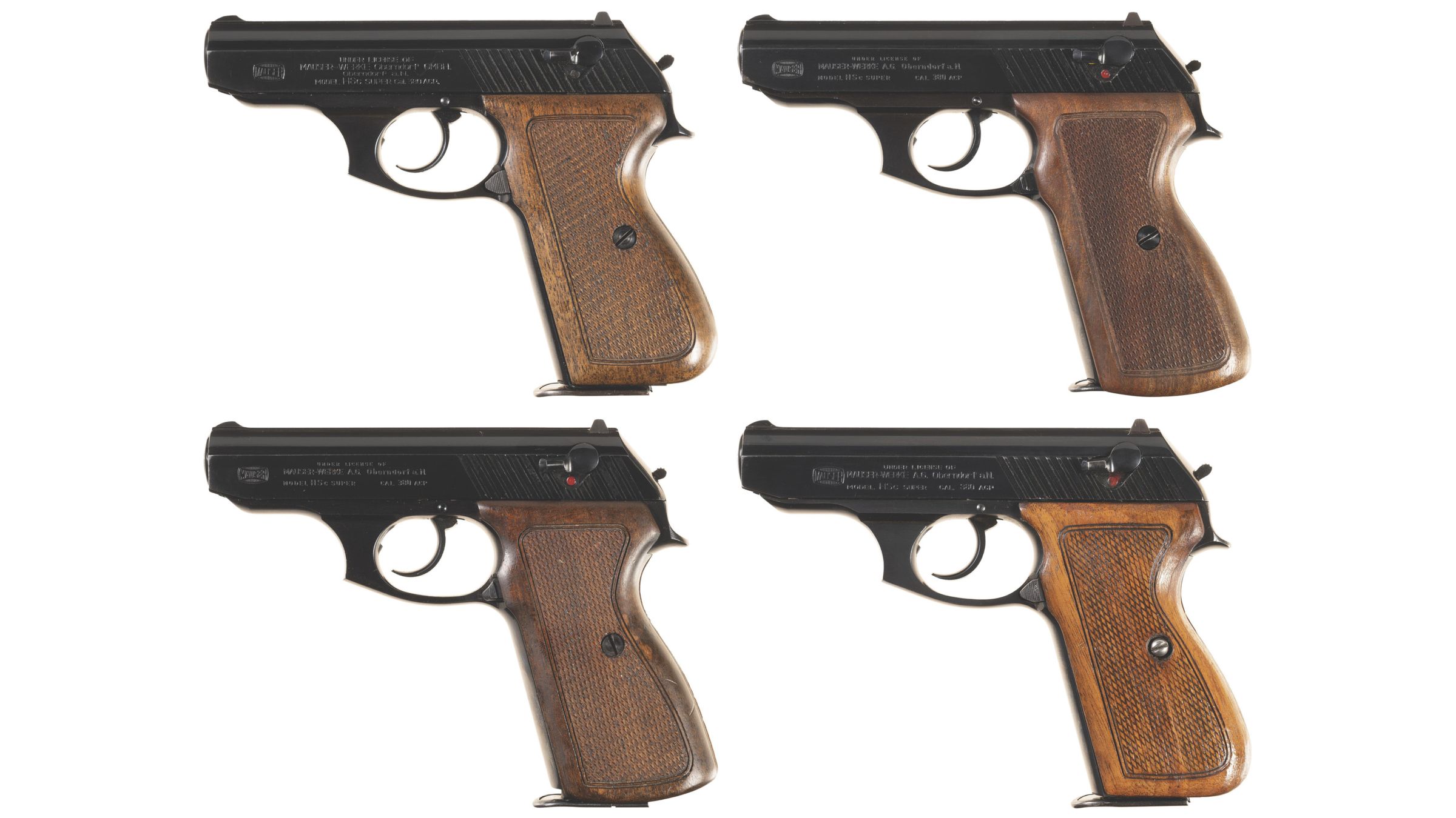 Four Mauser-Ranato Gamba Semi-Automatic Pistols | Rock Island Auction