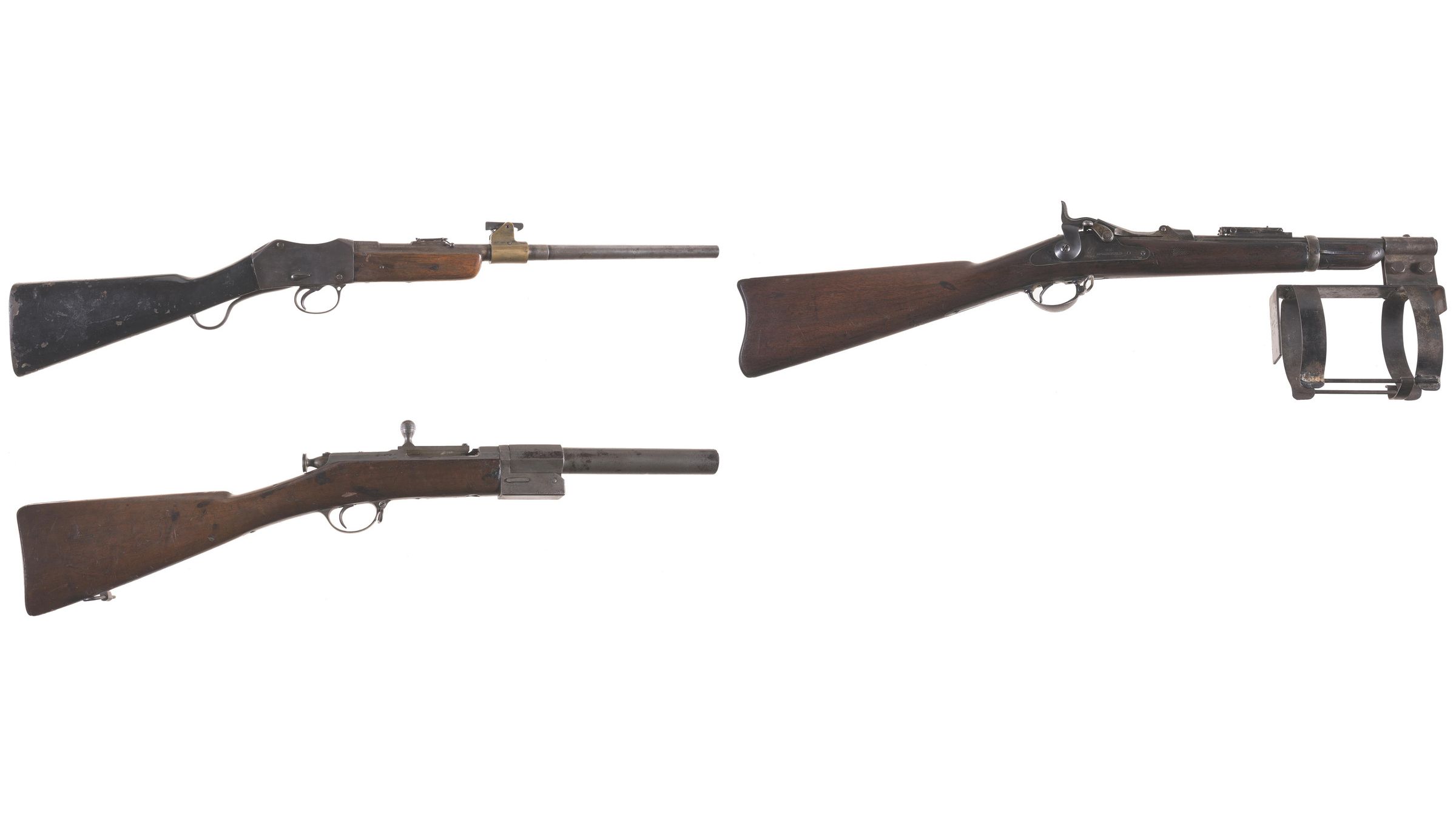 Two Line Throwing Guns and One Flare Carbine | Rock Island Auction