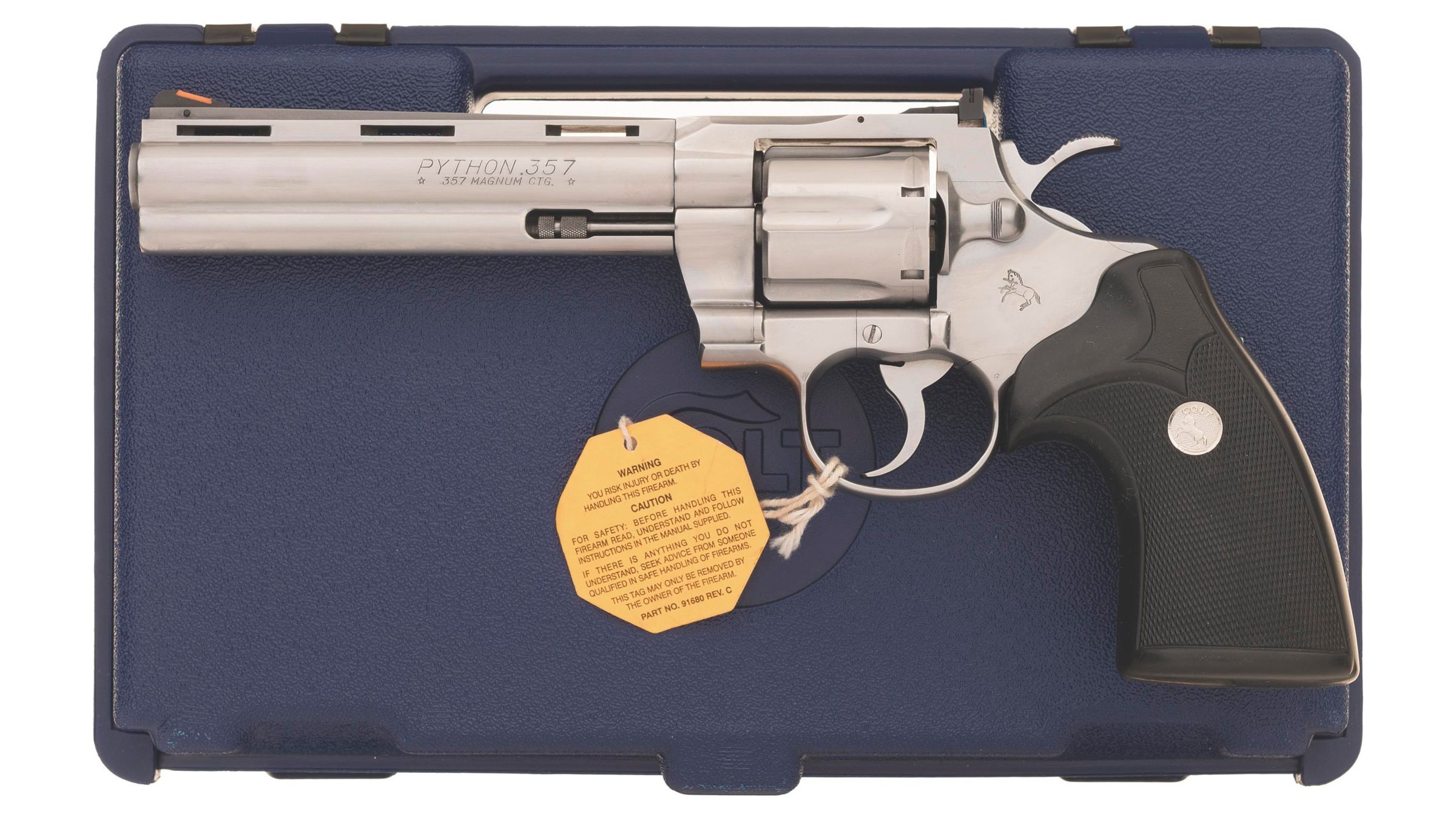 Colt Python Double Action Revolver with Case | Rock Island Auction