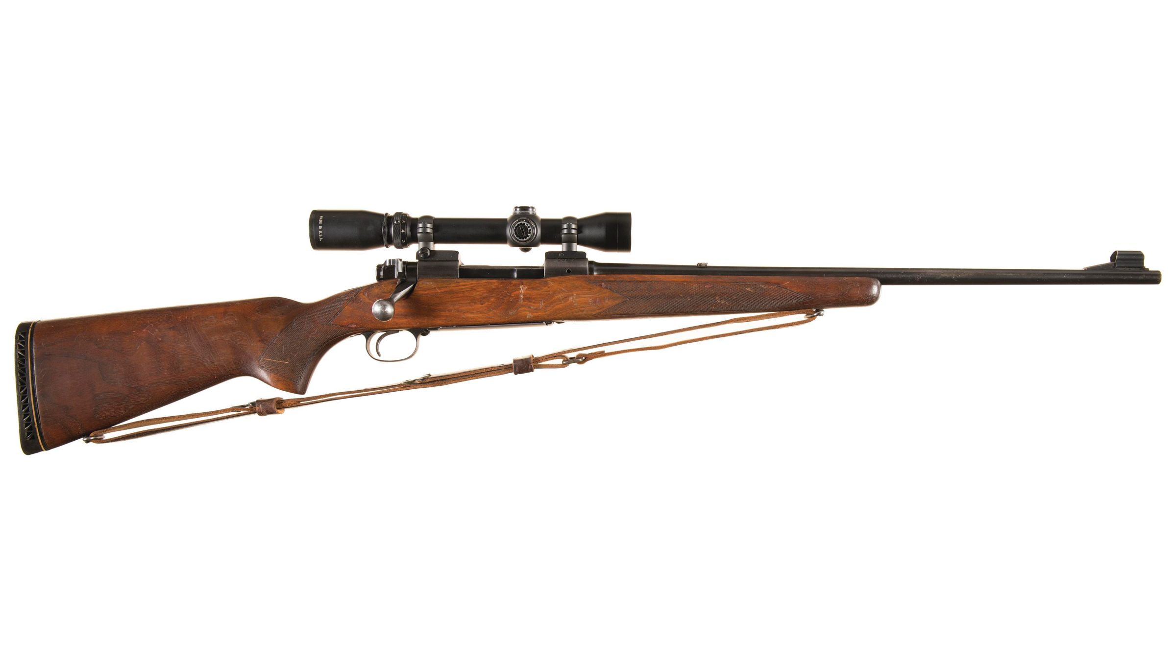 Pre-64 Winchester Model 70 Featherweight Rifle with Scope | Rock Island ...
