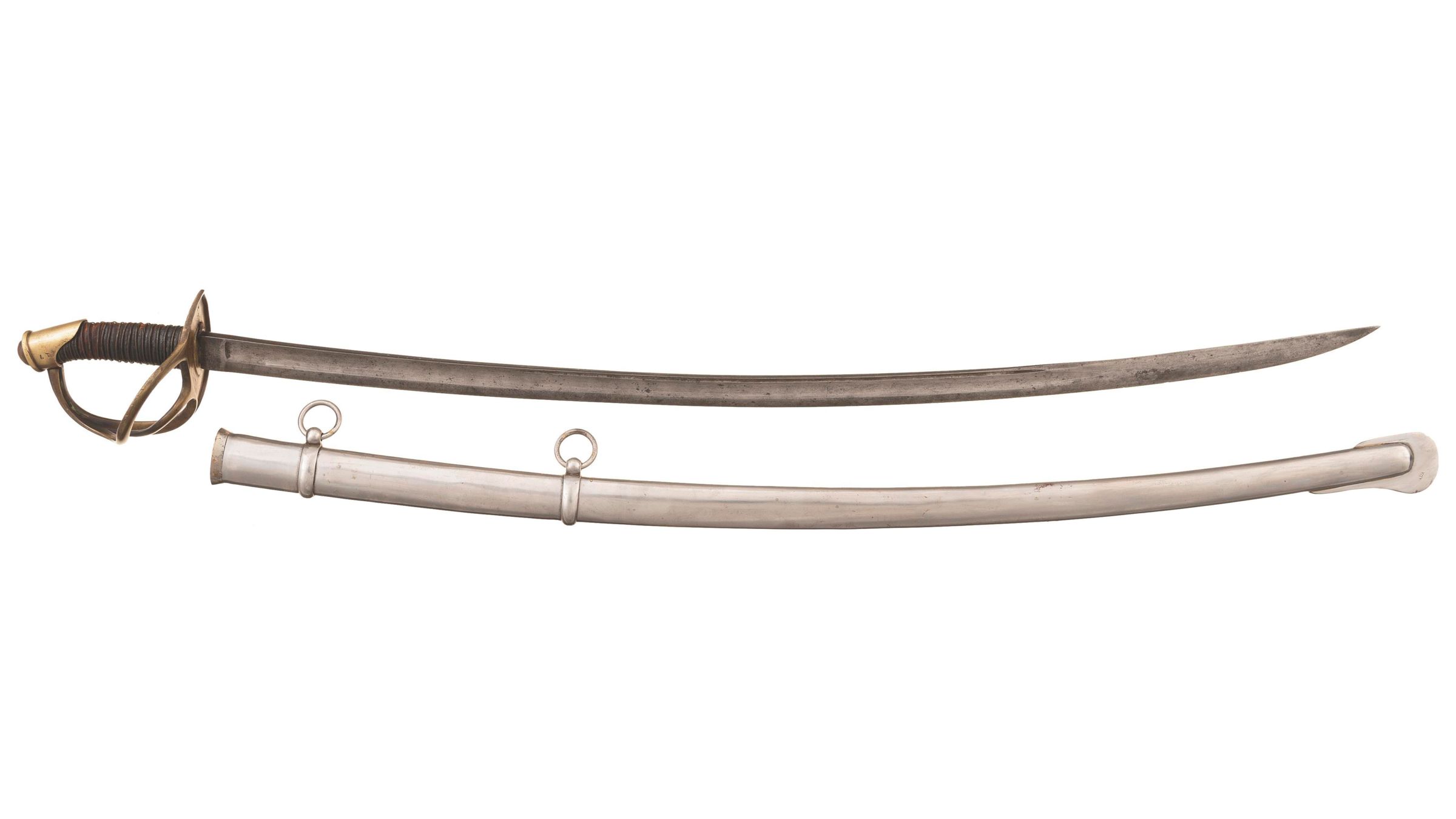 Two Sabers with Scabbards | Rock Island Auction