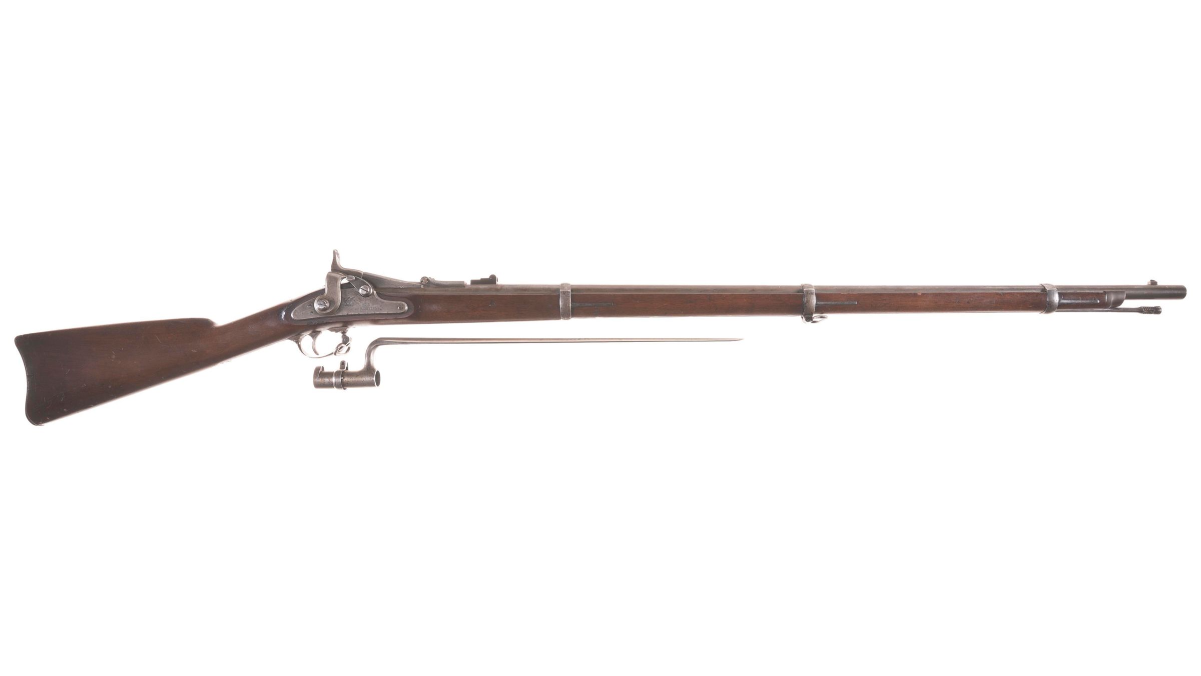 U.S. Springfield Model 1866 Allin Conversion Trapdoor Rifle | Rock ...