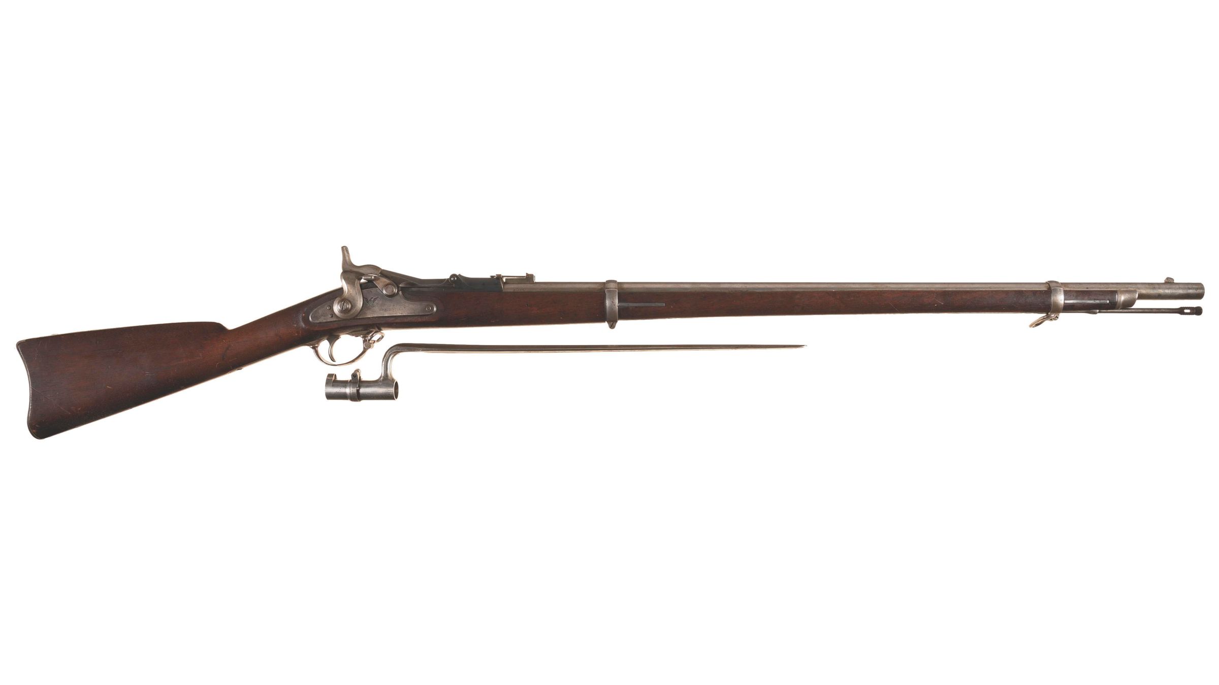 U.S. Springfield Model 1870 Trapdoor Rifle with Bayonet | Rock Island ...