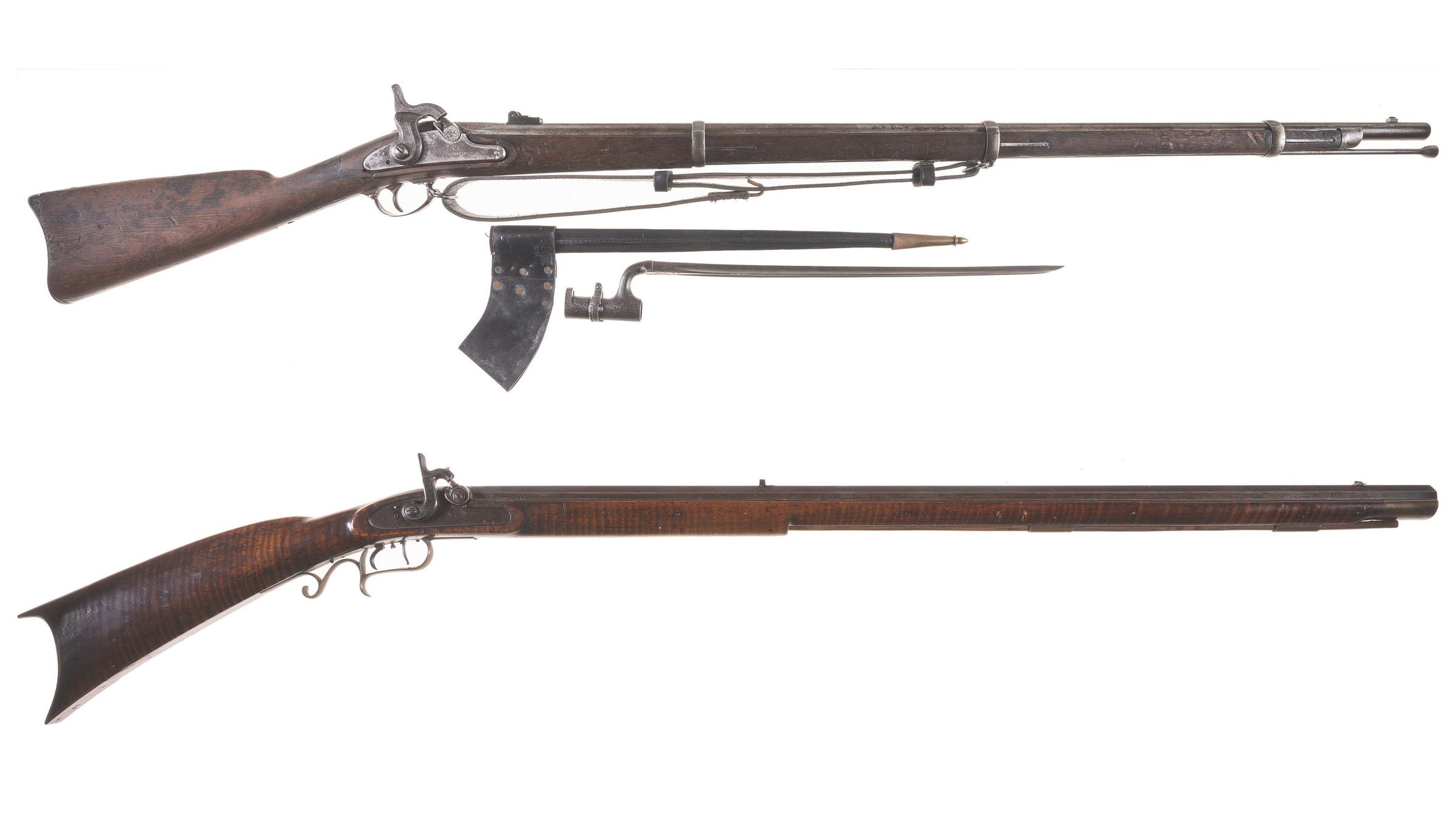 Two American Percussion Rifles | Rock Island Auction