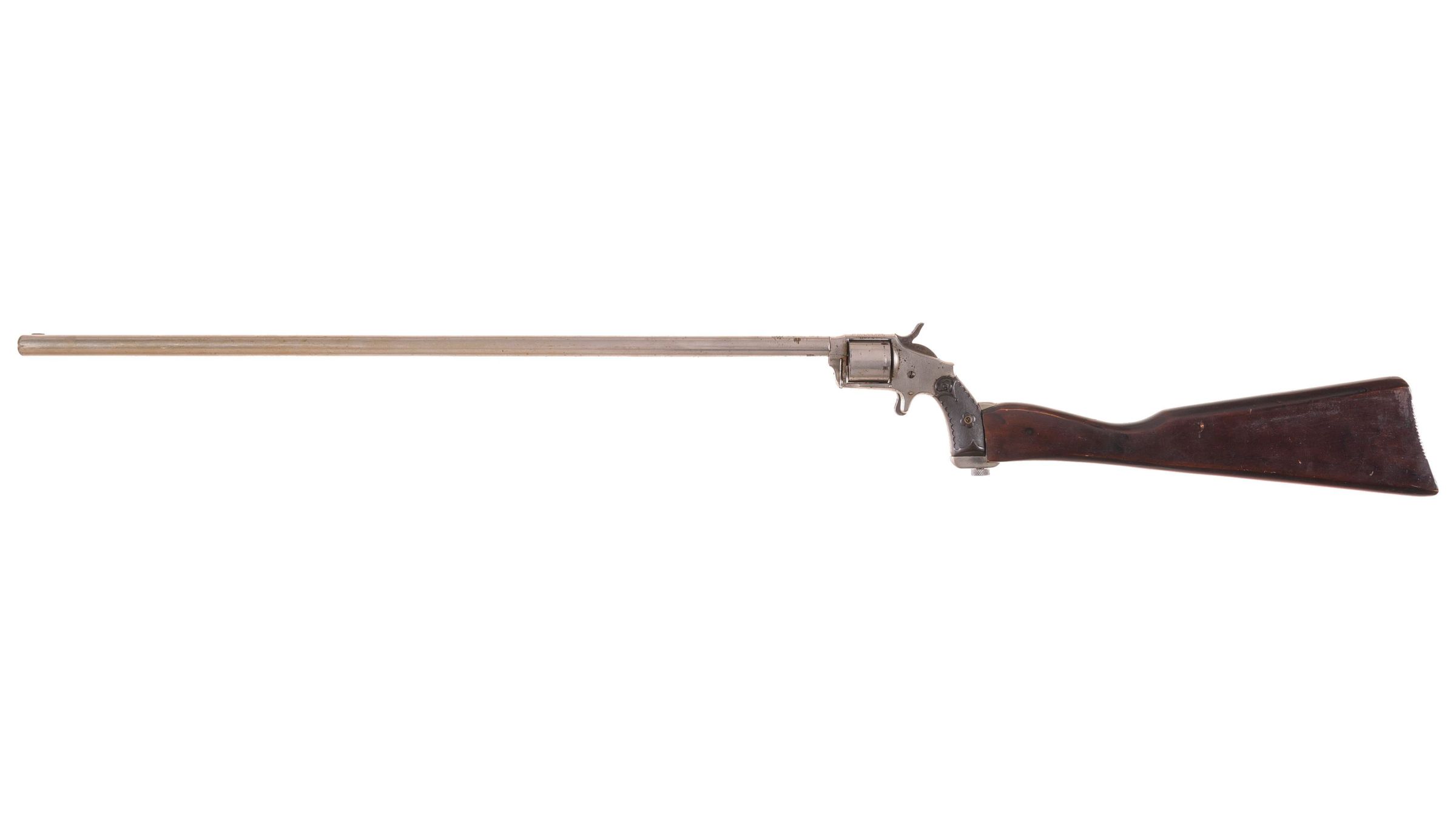 Hopkins & Allen Hinsdale Smoothbore Revolver with Shoulder Stock | Rock ...