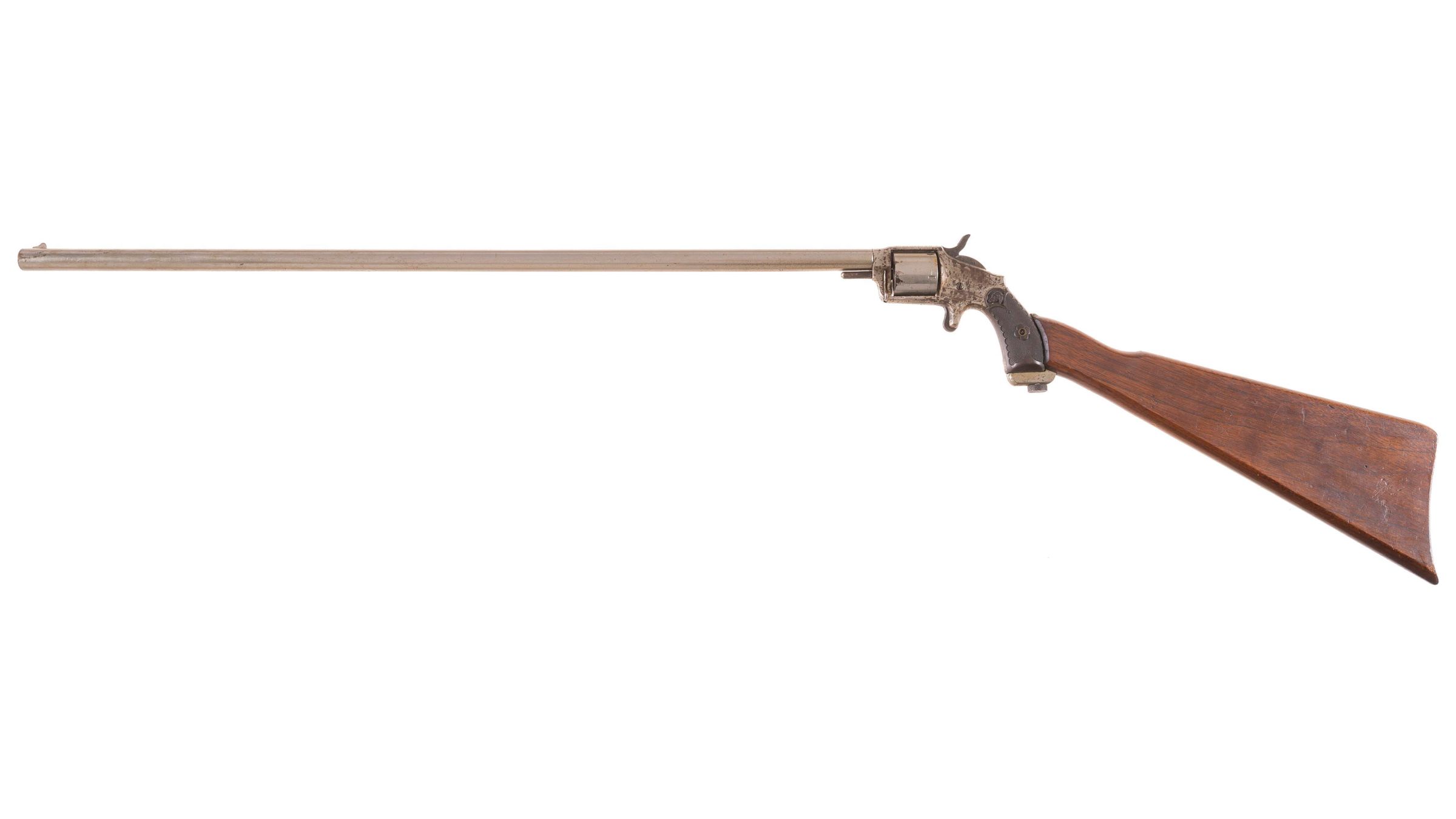 Hopkins & Allen Hinsdale Smoothbore Revolver with Shoulder Stock | Rock ...