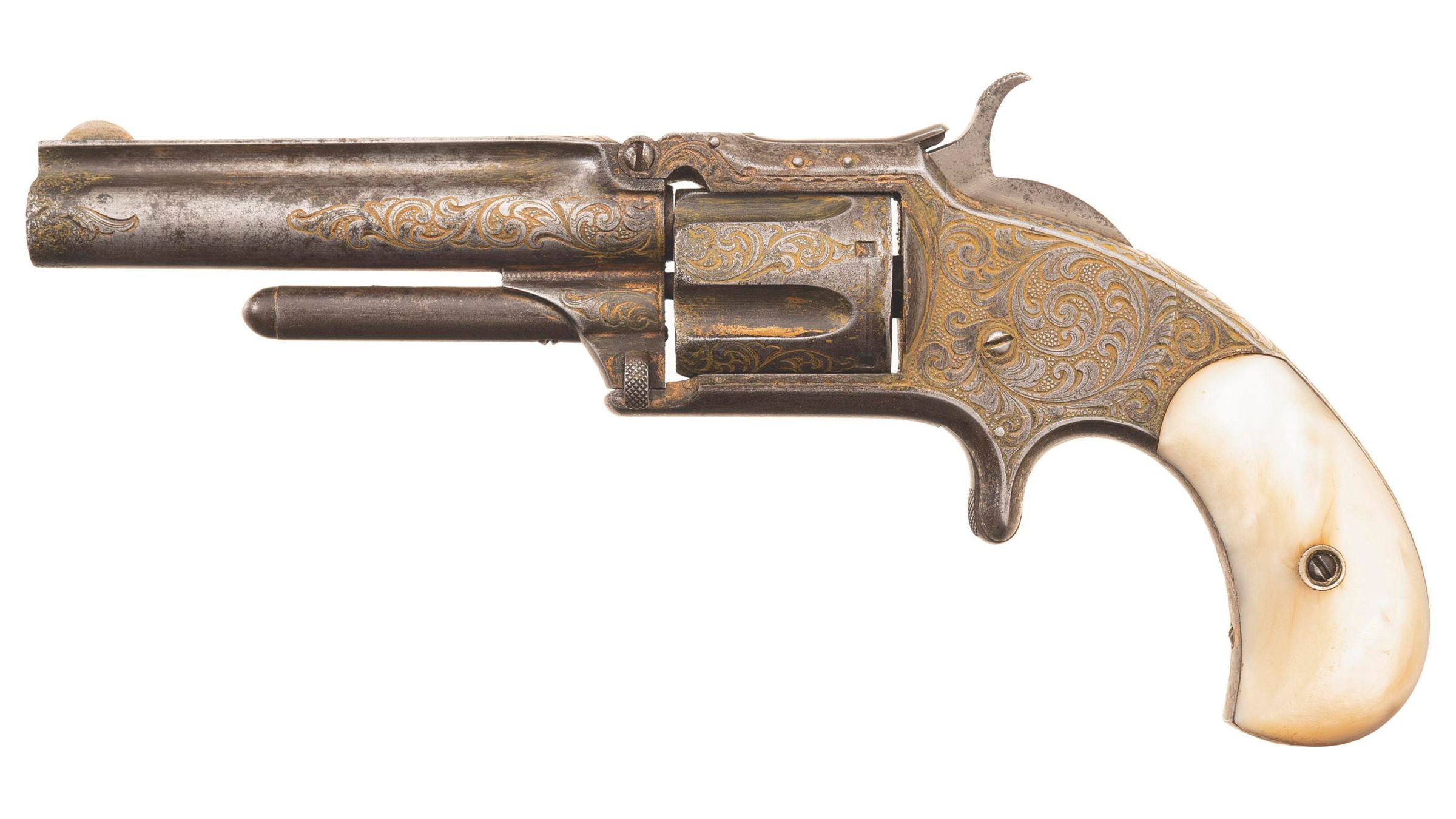 Gambler Themed Cased Smith & Wesson No. 1 1-2 2nd Issue Revolver | Rock ...