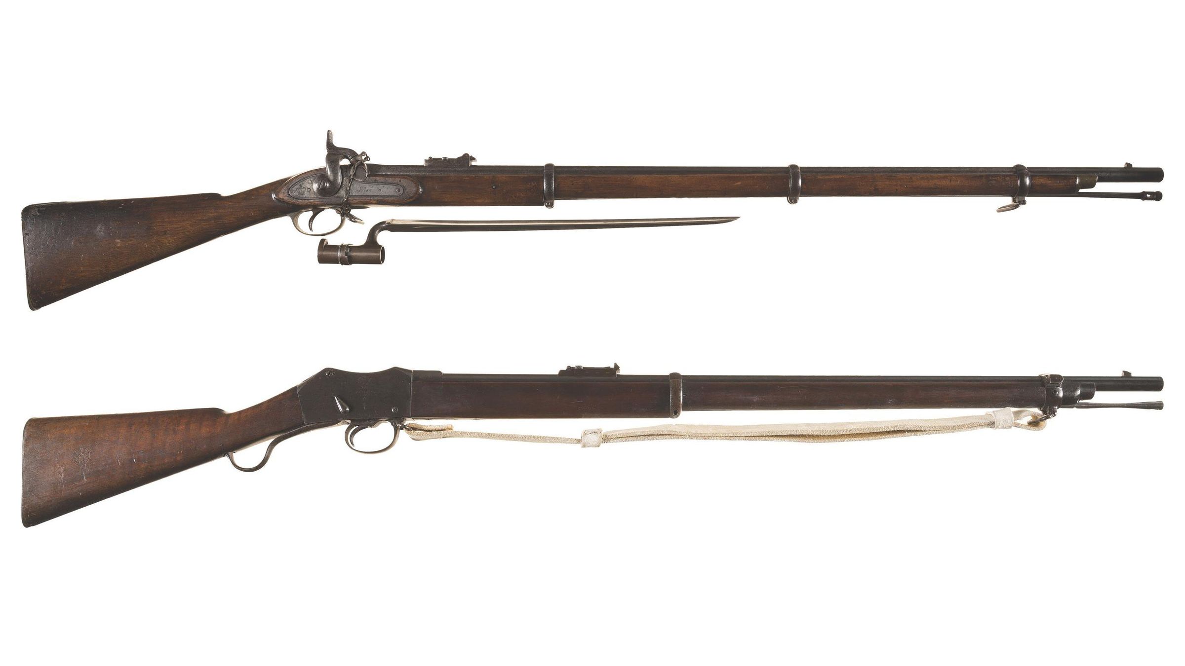 Two Antique British Military Pattern Rifles | Rock Island Auction