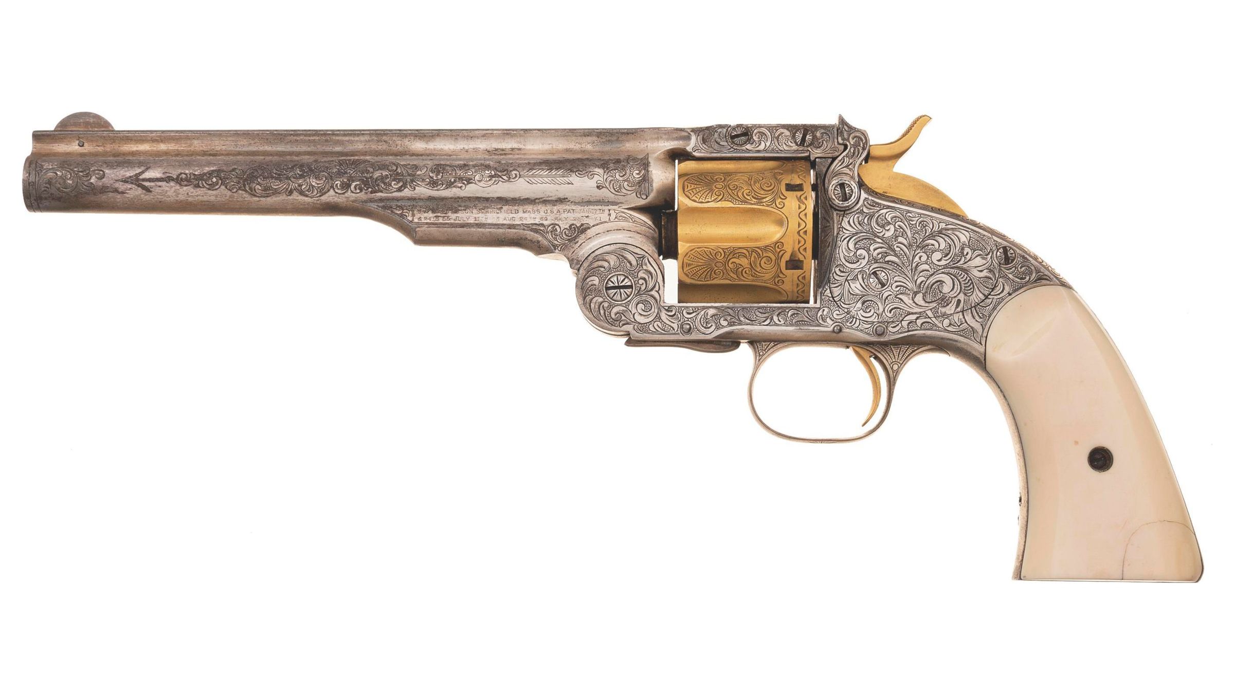 Engraved Smith & Wesson First Model Schofield Revolver | Rock Island ...