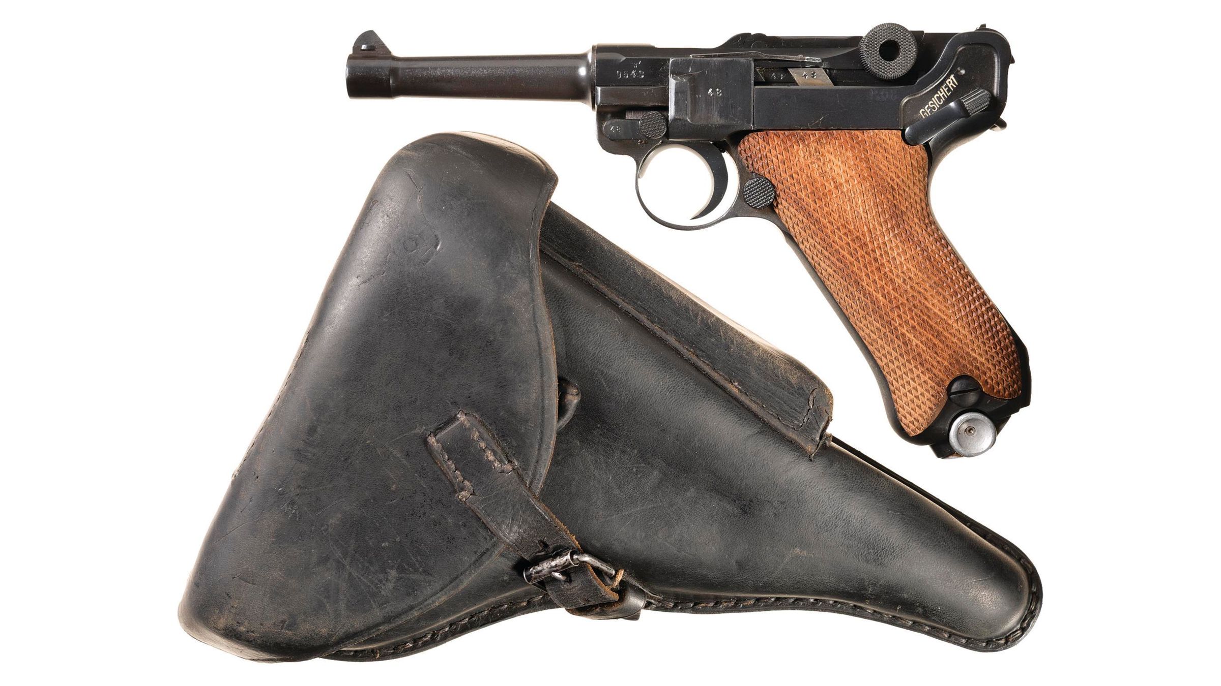 Mauser Banner '1941' Dated Police Luger Pistol with Holster | Rock ...
