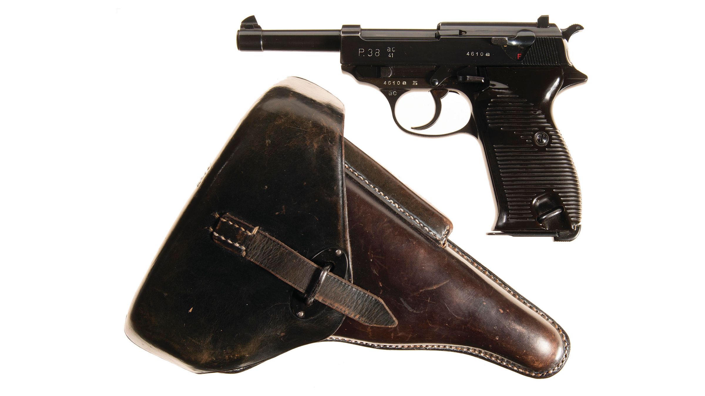 Walther 'ac-41' Code P.38 Semi-Automatic Pistol with Holster | Rock ...