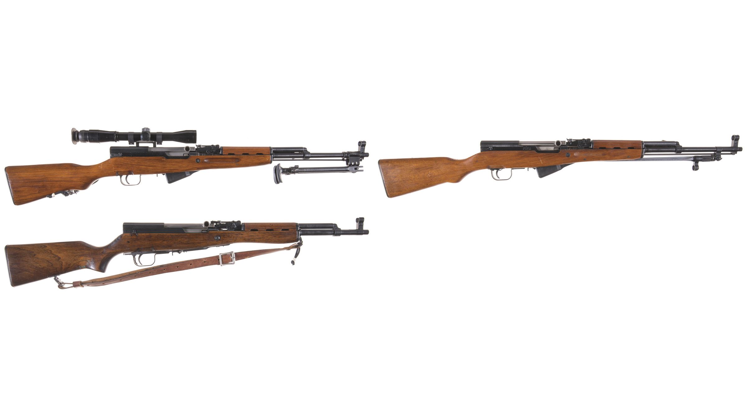 Three SKS Semi-Automatic Rifles | Rock Island Auction