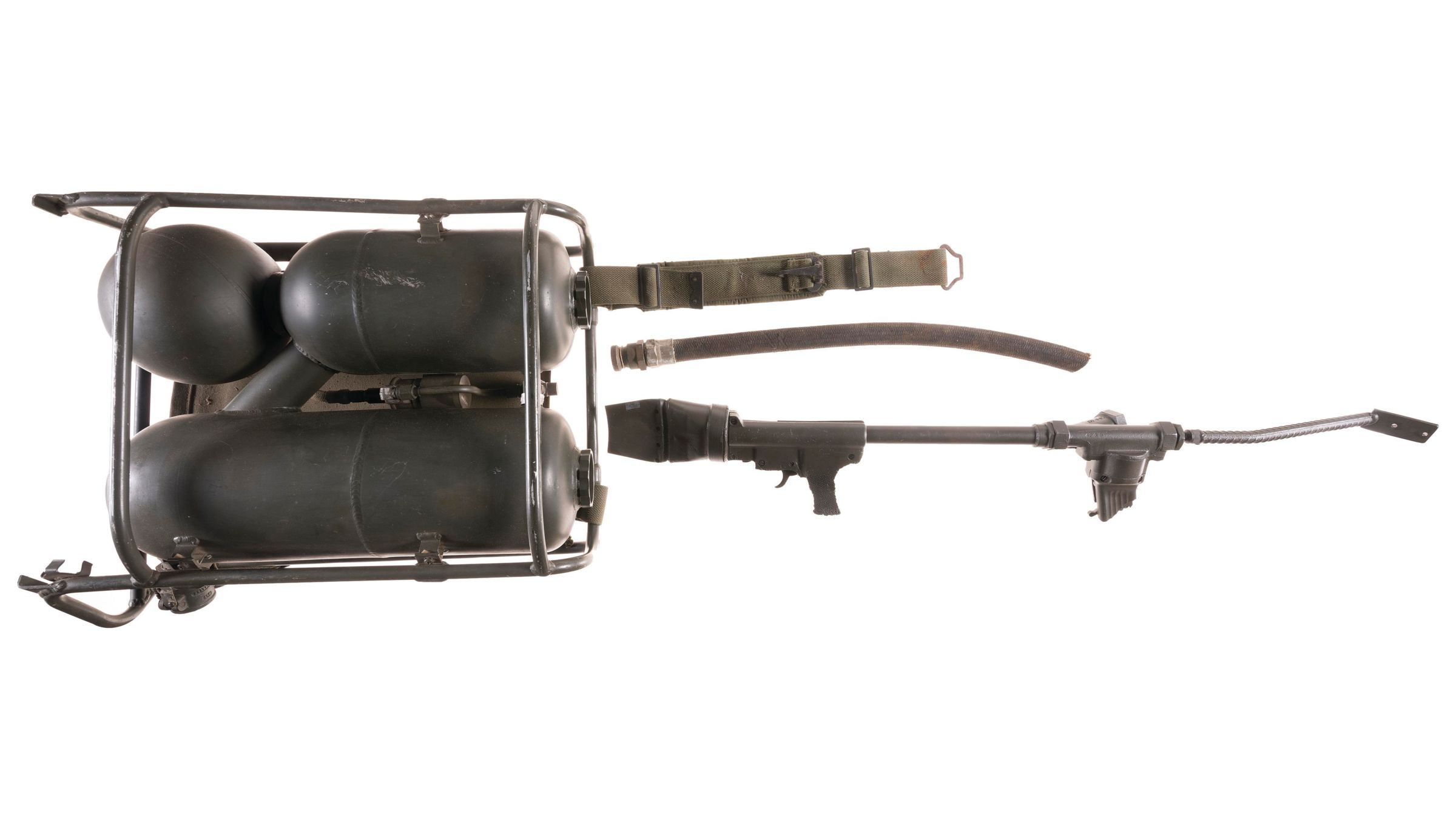U.S. M9 Flamethrower Tank Rig and M2 Wand | Rock Island Auction