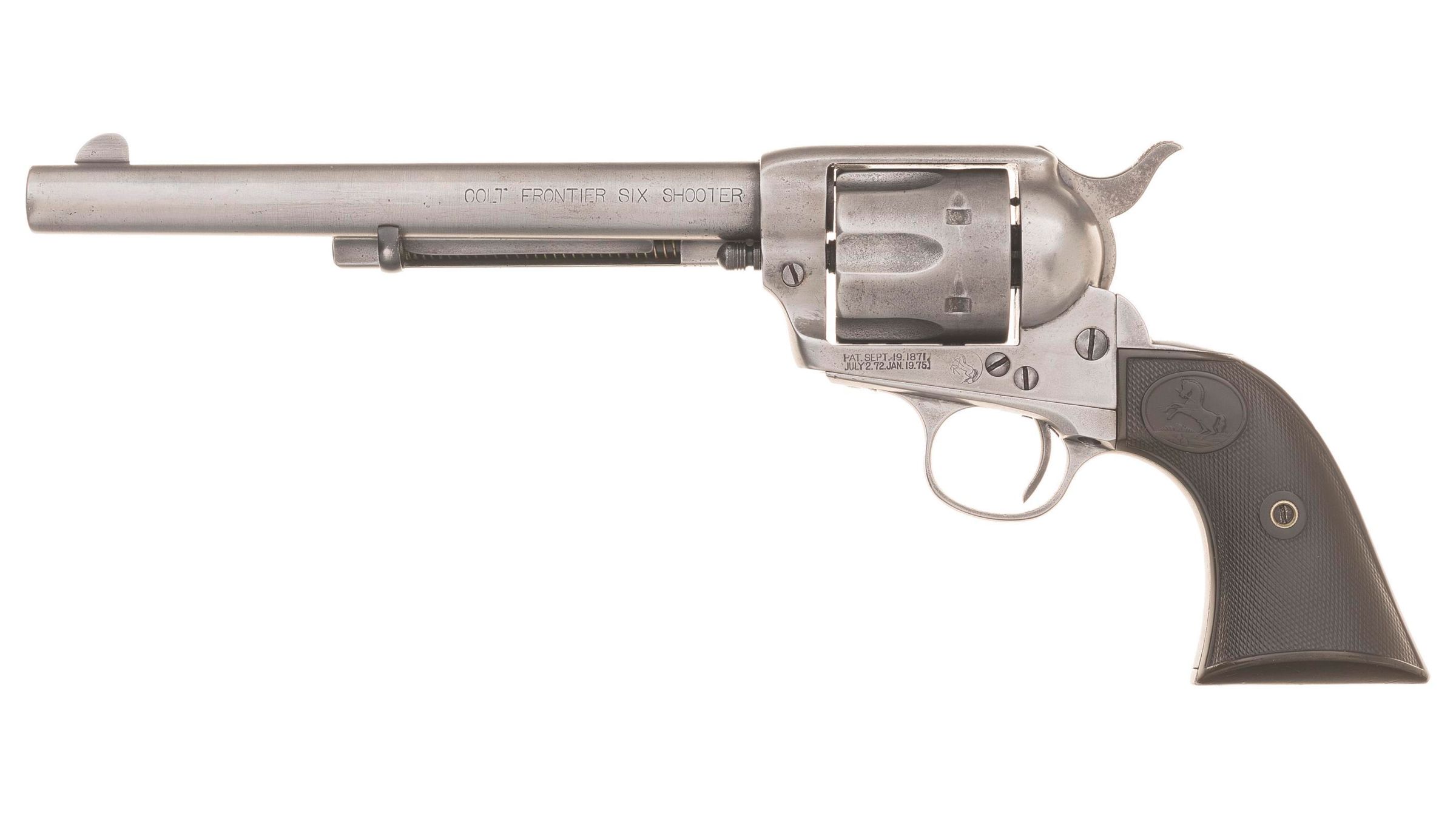 Antique Colt Single Action Army Revolver with Factory Letter | Rock ...