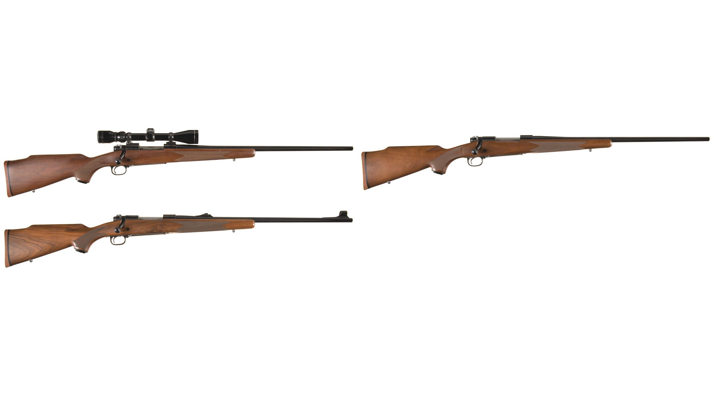 Three Winchester Model 70 XTR Sporter Bolt Action Rifles | Rock Island ...