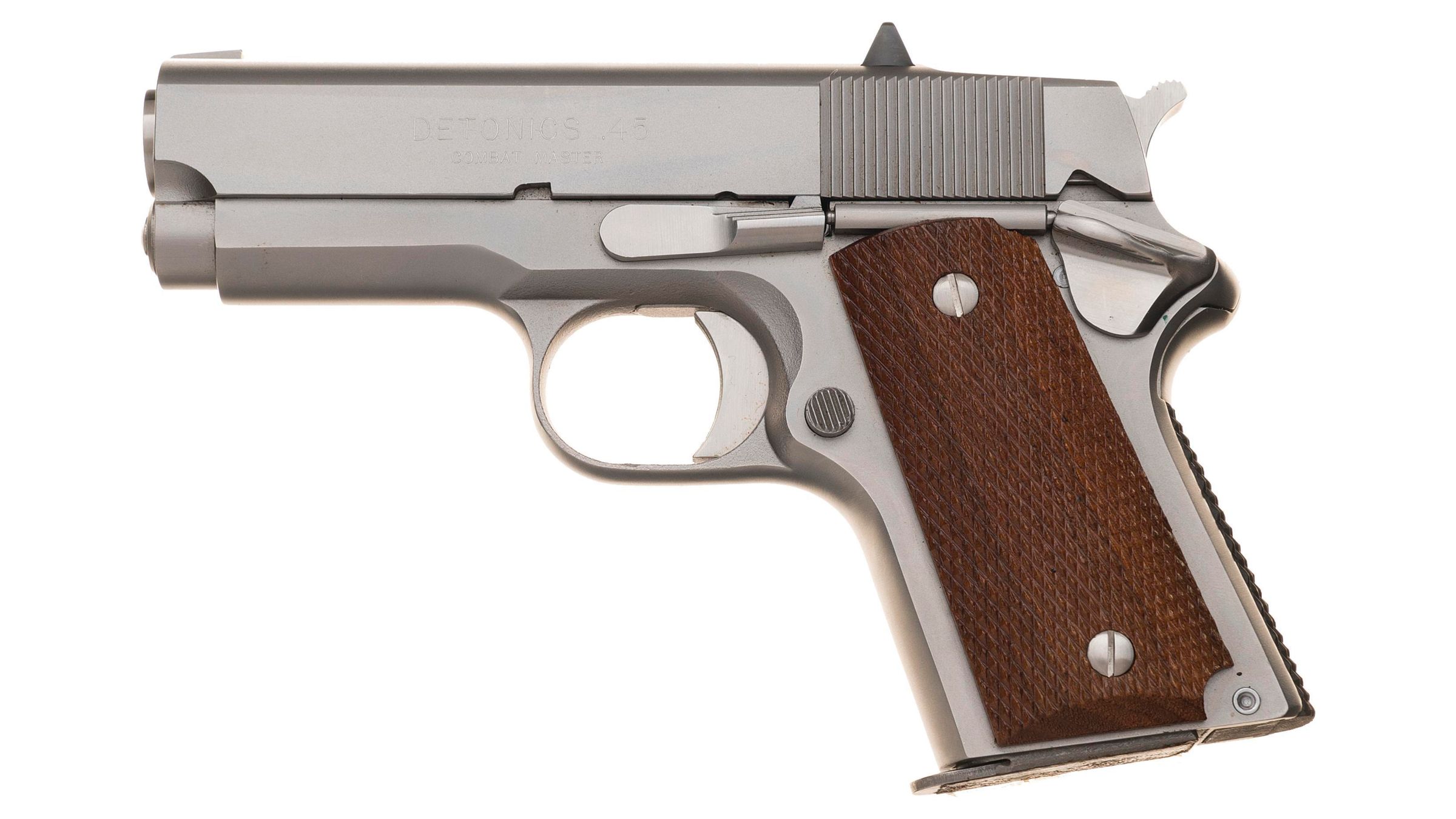 Mitch WerBell Inscribed Detonics Combat Master Pistol and Knife | Rock ...