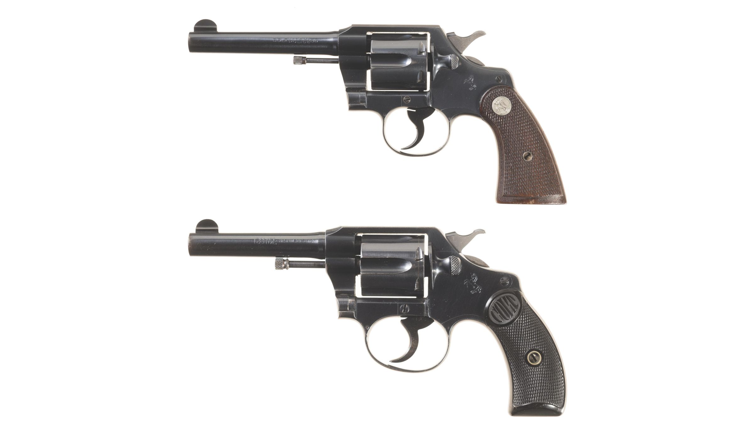 Two Colt Double Action Revolvers | Rock Island Auction