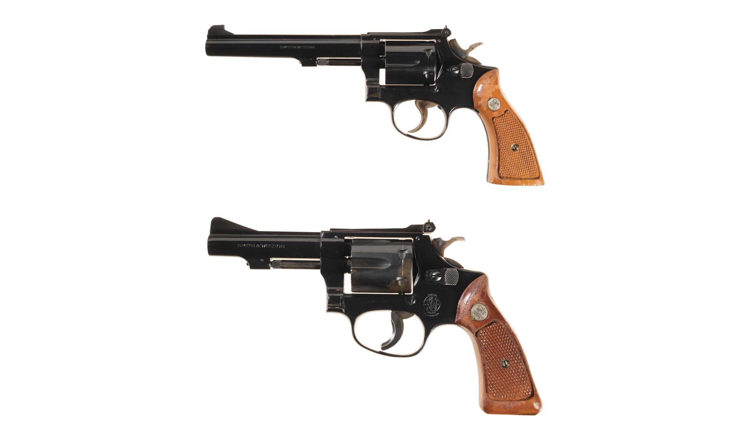 Two Smith & Wesson Double Action Rimfire Revolvers | Rock Island Auction