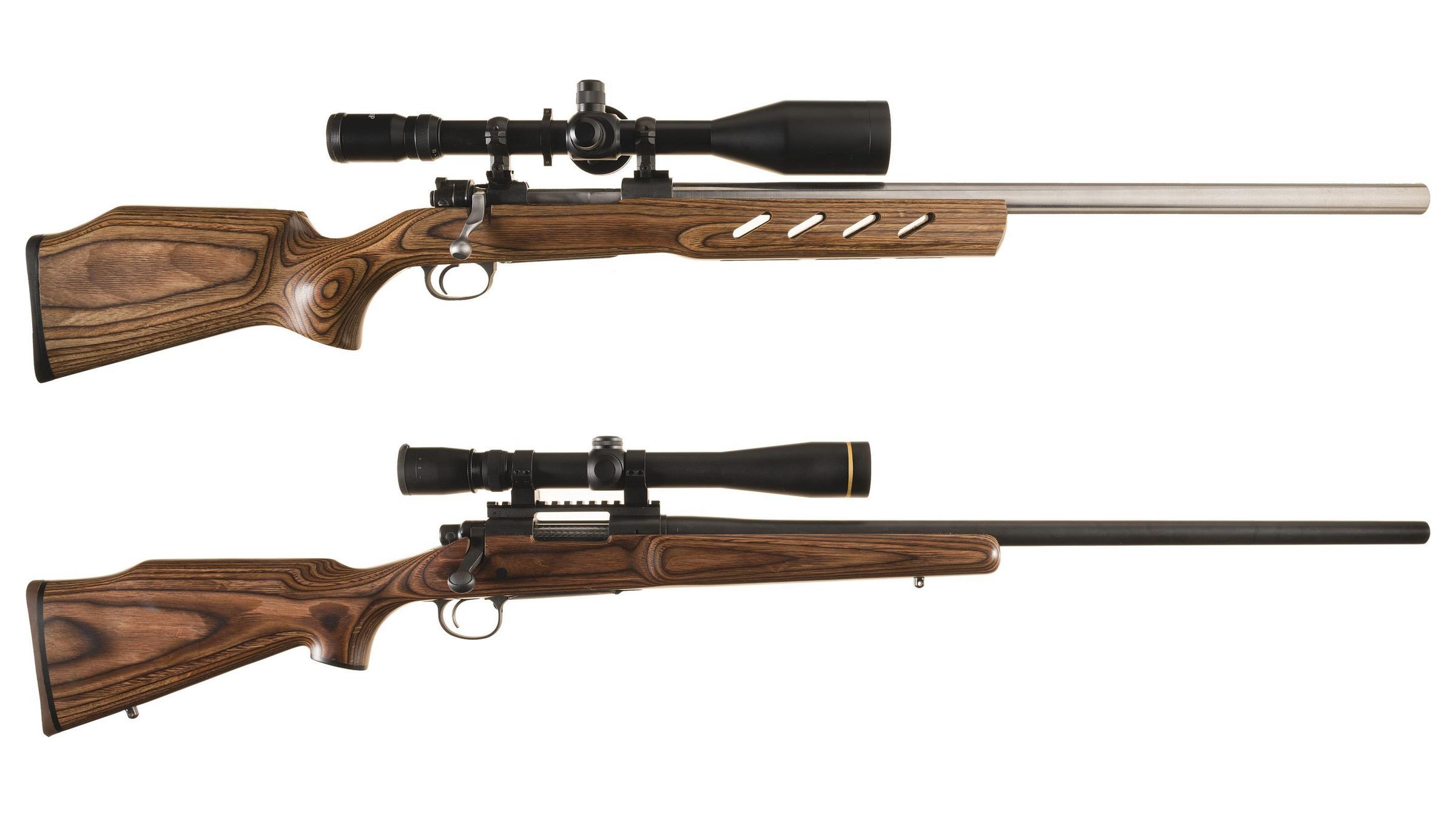 Two Bolt Action Rifles with Scopes | Rock Island Auction