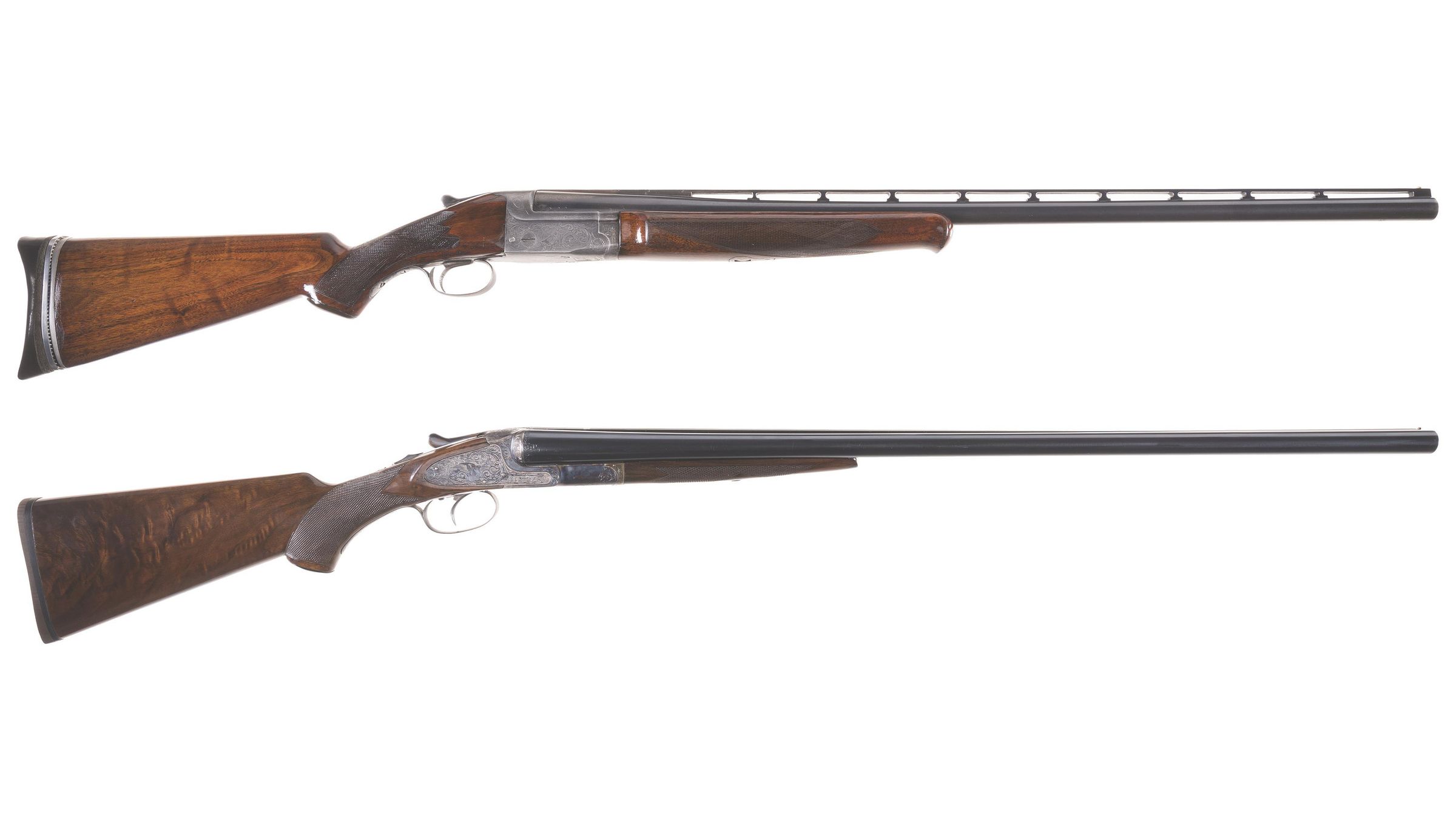 Two Engraved L.C. Smith Shotguns | Rock Island Auction