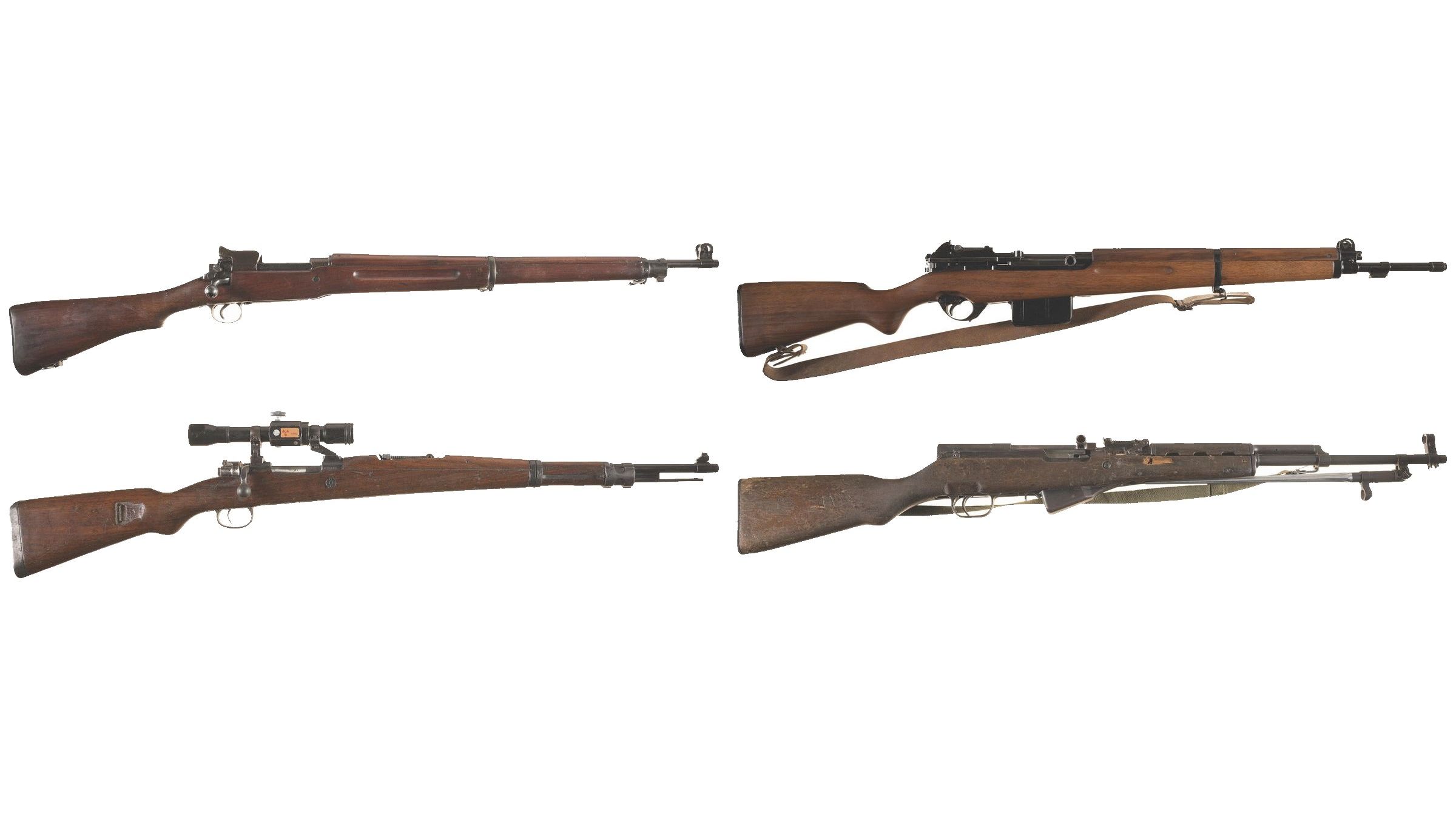 Four Military Rifles | Rock Island Auction