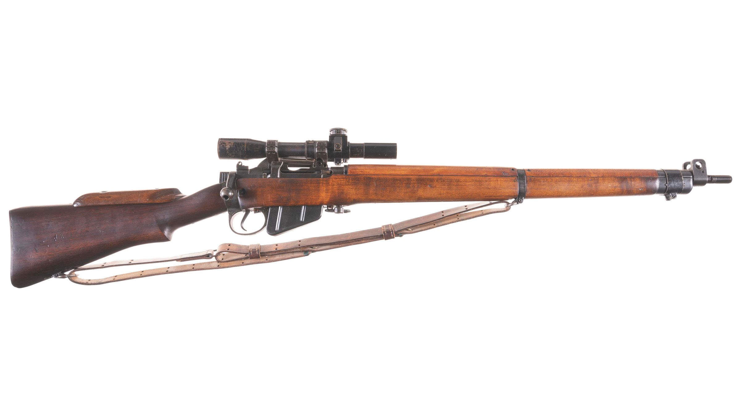 British Enfield No. 4 Mk. I* T Sniper Rifle with Scope | Rock Island ...