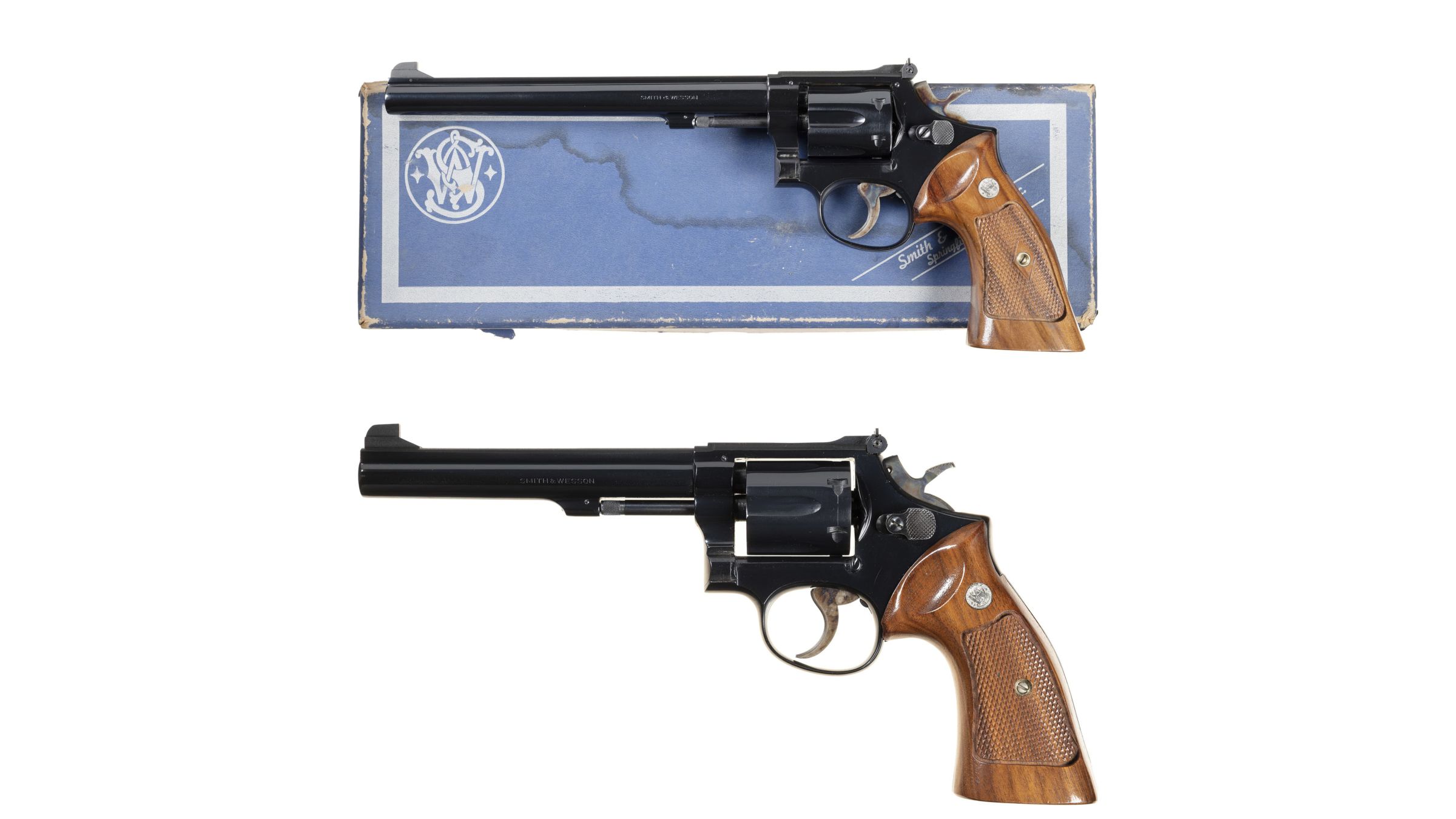 Two Smith & Wesson Double Action Target Revolvers | Rock Island Auction