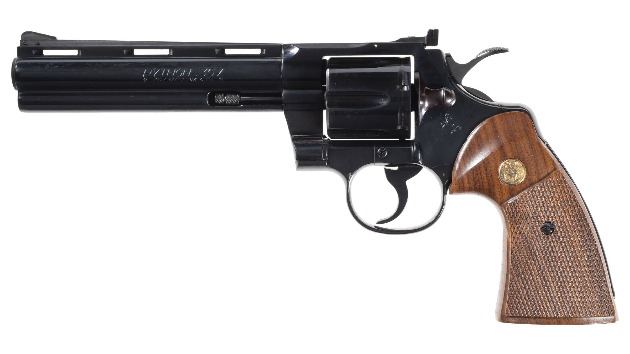 Colt Python Double Action Revolver with Holster Rig | Rock Island Auction