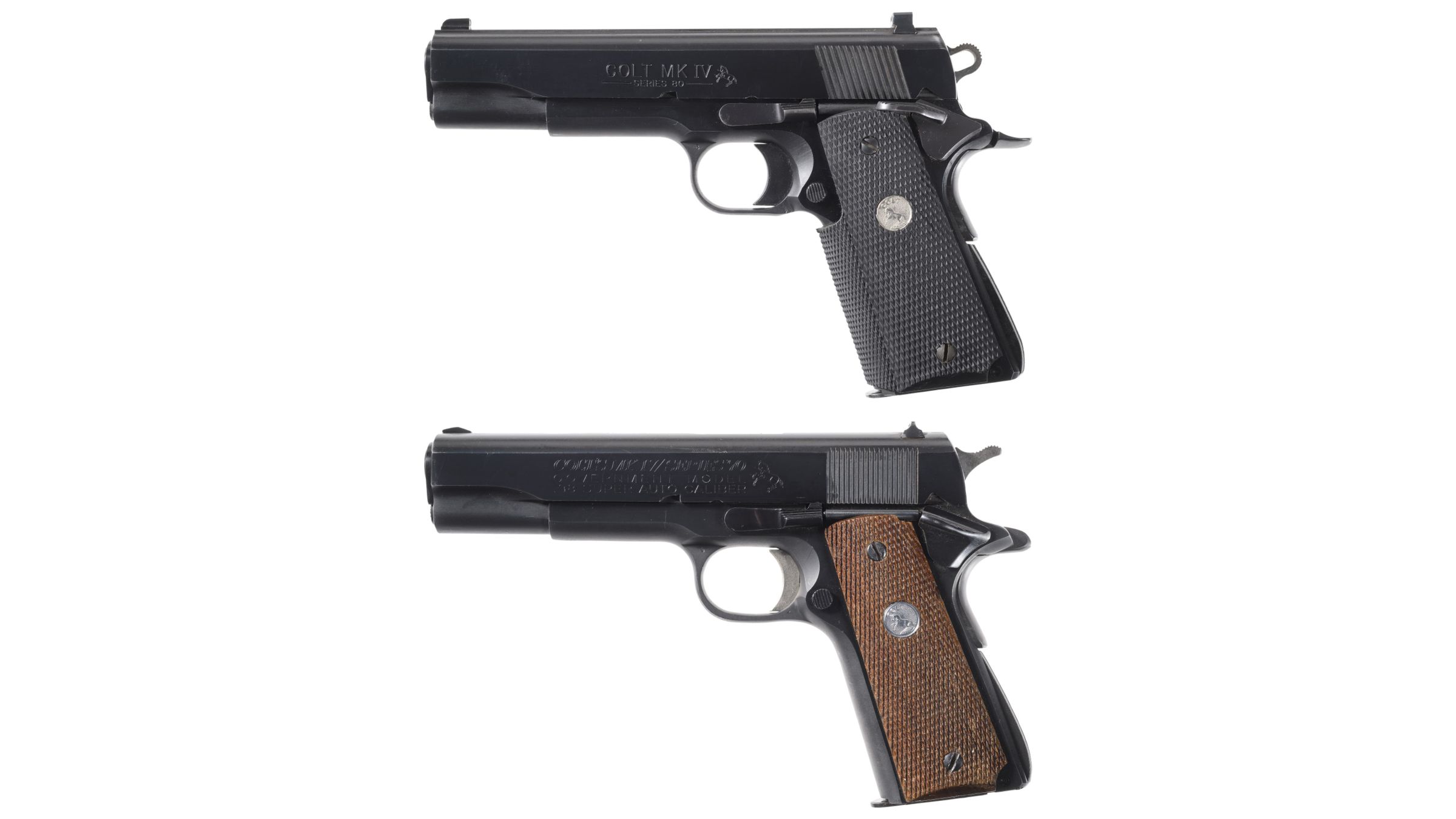 Two Colt Semi-Automatic Pistols | Rock Island Auction