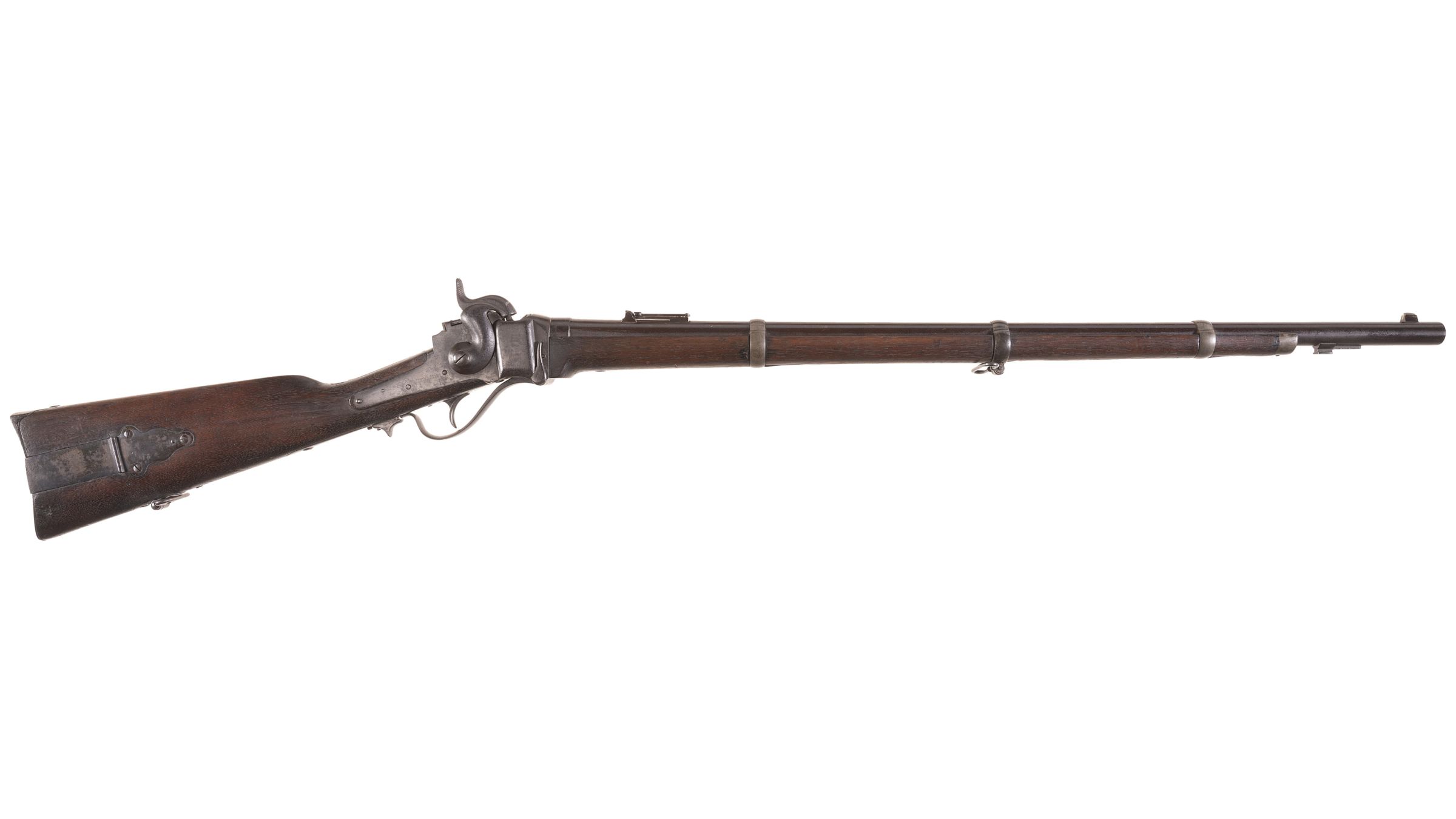 Sharps New Model 1859 Breech Loading Percussion Military Rifle Rock