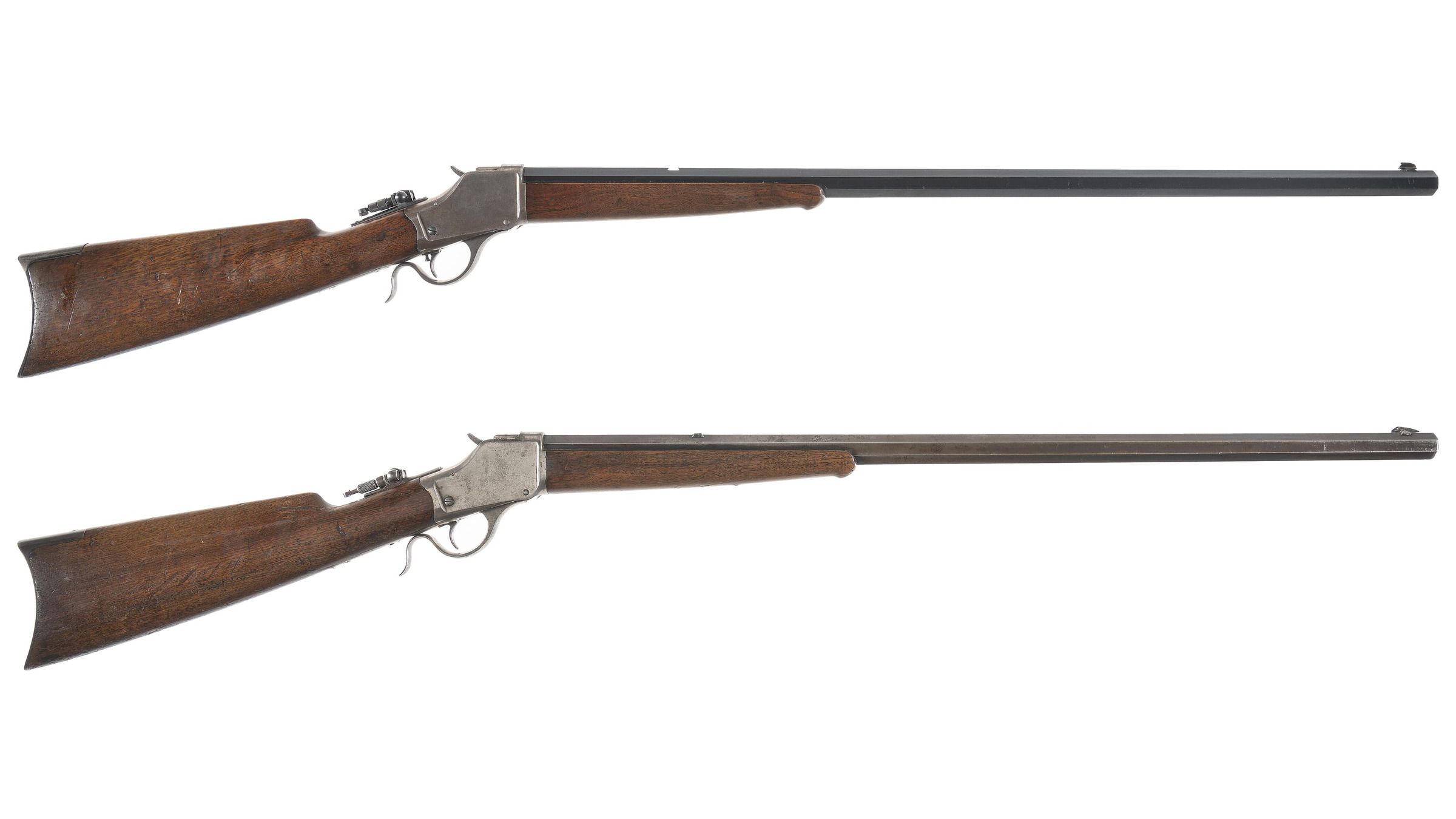 Two Antique Winchester Model 1885 High Wall Rifles | Rock Island Auction