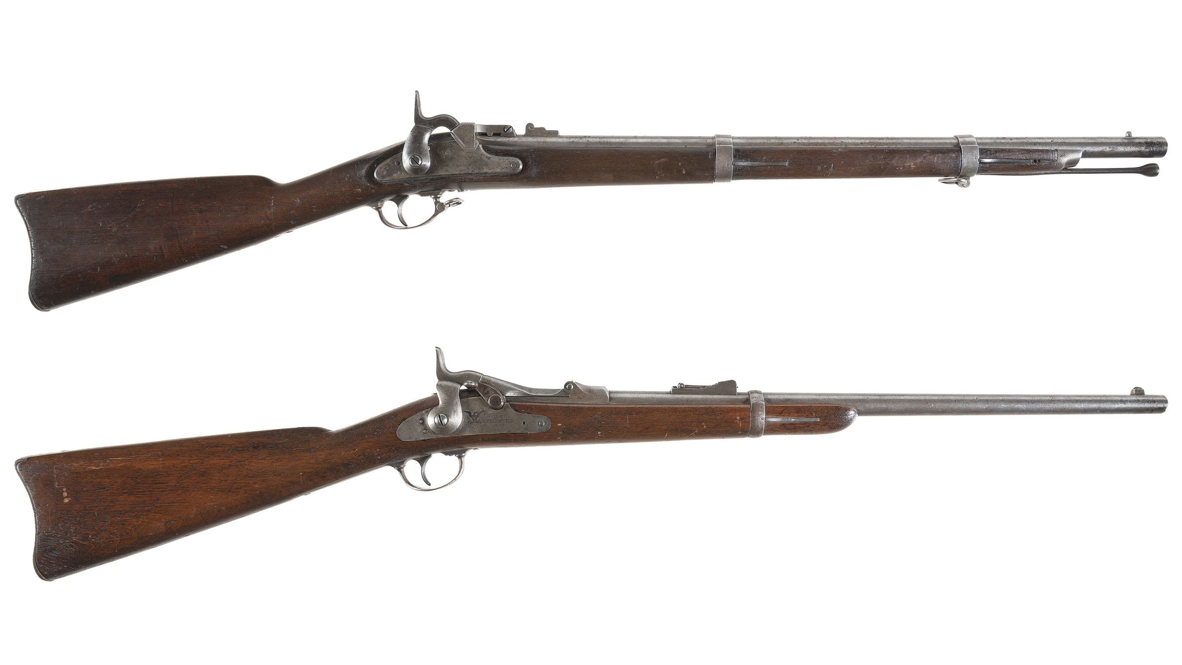 Two U.S. Springfield Breech Loading Longarms | Rock Island Auction