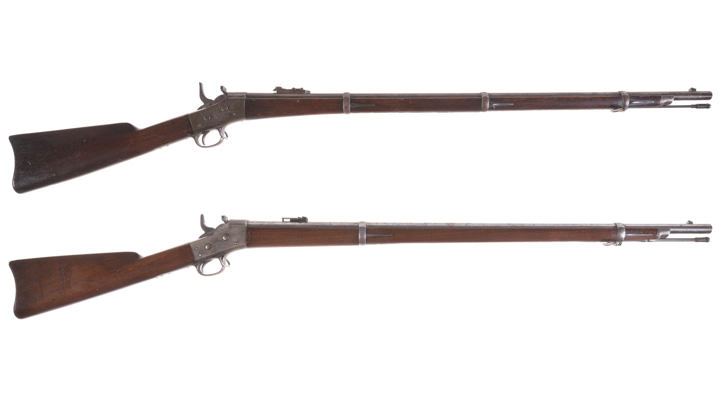 Two U.S. Military Rolling Block Rifles | Rock Island Auction