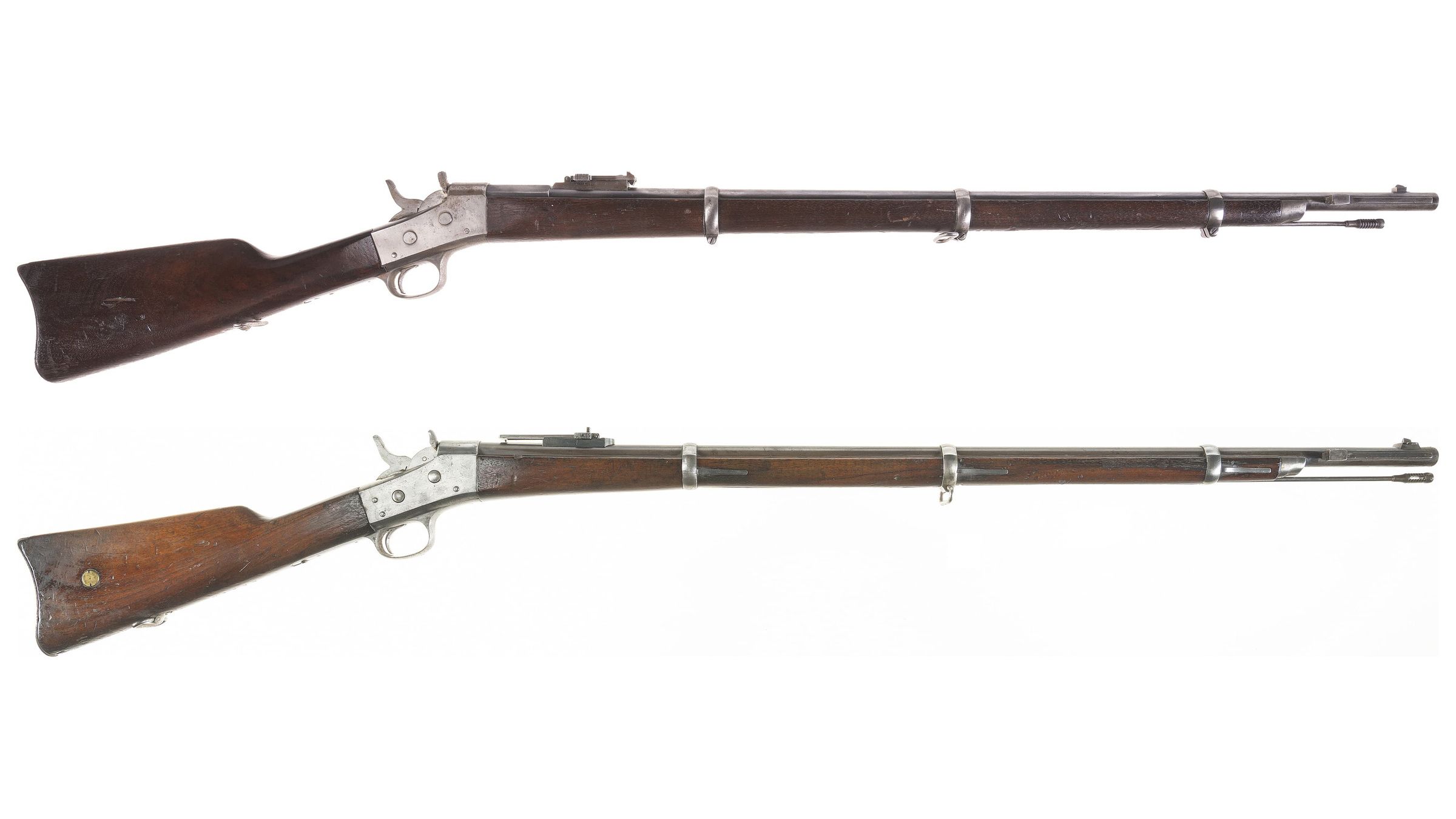 Two Remington Rolling Block Military Rifles | Rock Island Auction